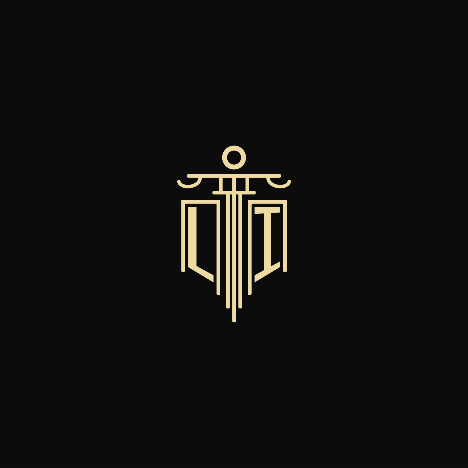 LI initial monogram for lawyers logo with pillar design ideas 20676622 ... LI initial monogram for lawyers logo with pillar design ideas 20676622 ...