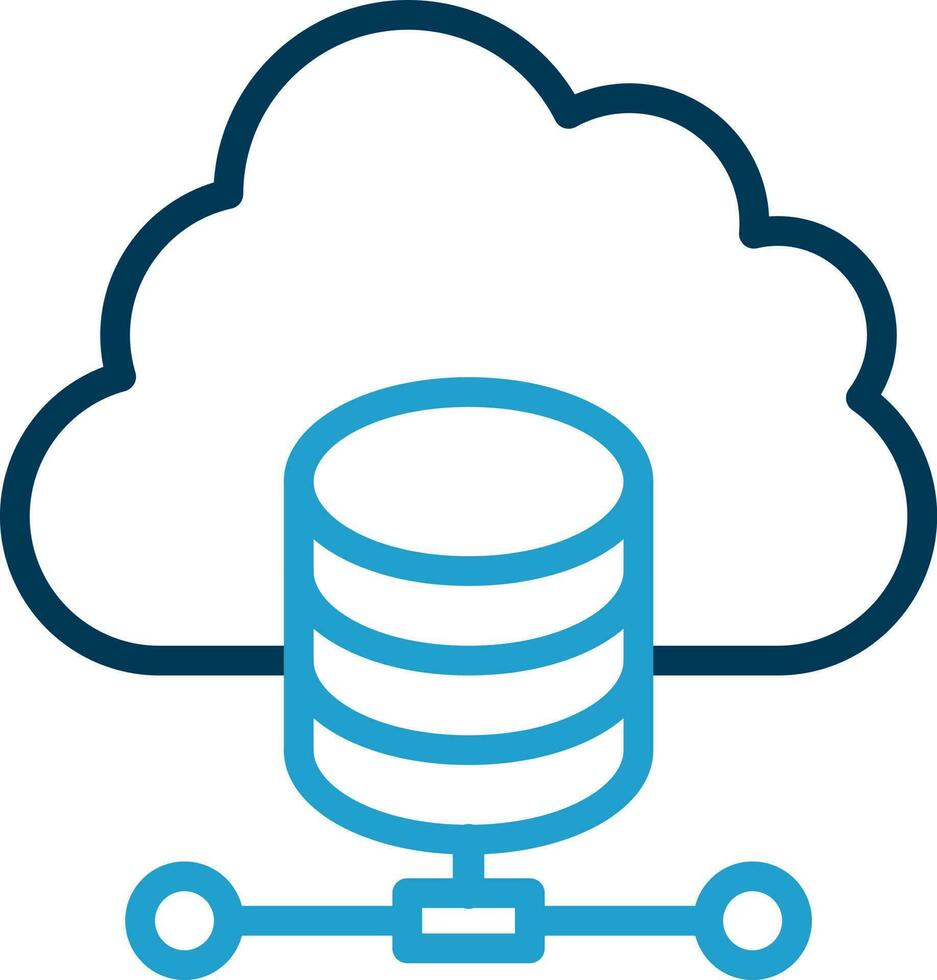 Cloud Database Vector Icon Design 20679042 Vector Art At Vecteezy