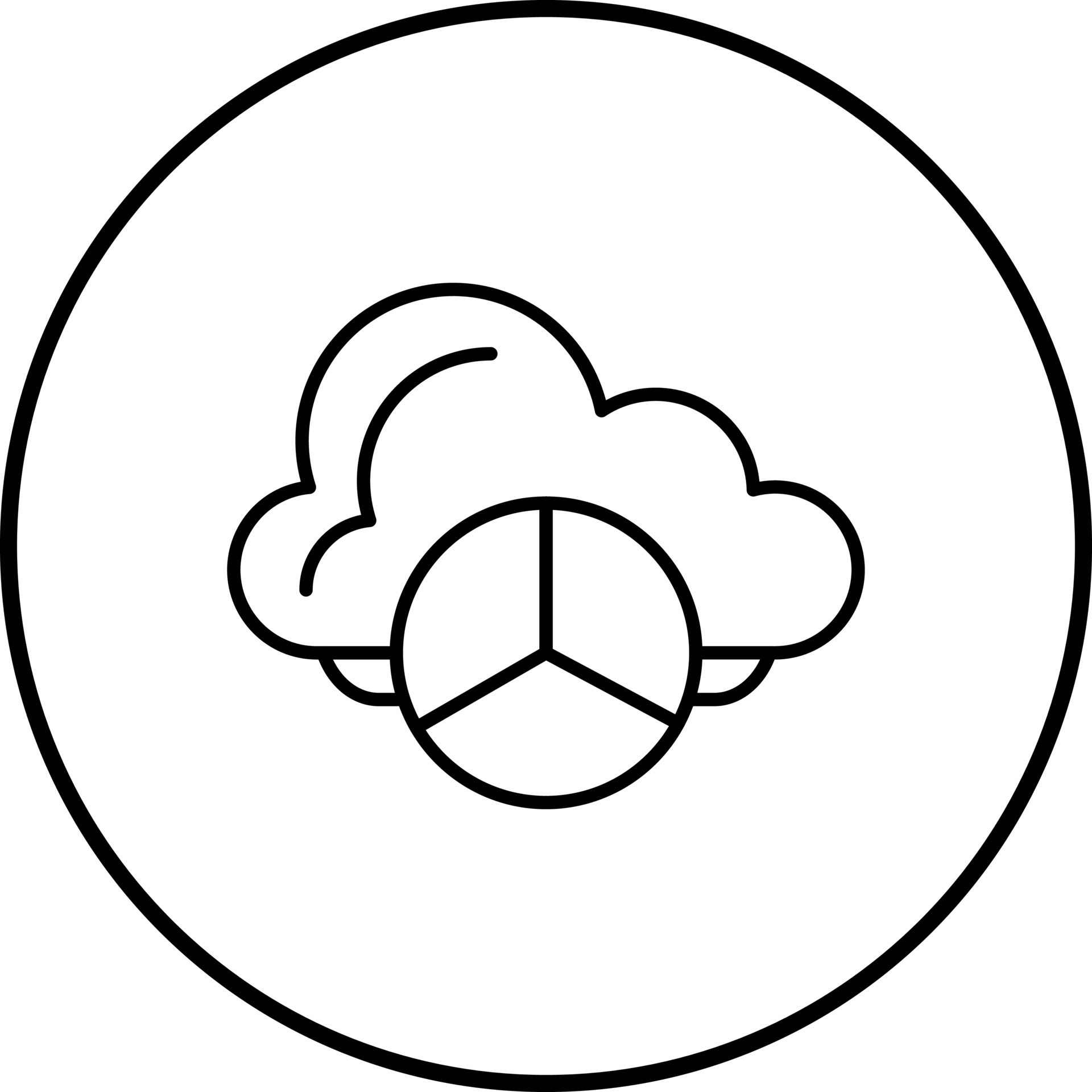 Pie Chart Vector Icon 20683210 Vector Art At Vecteezy