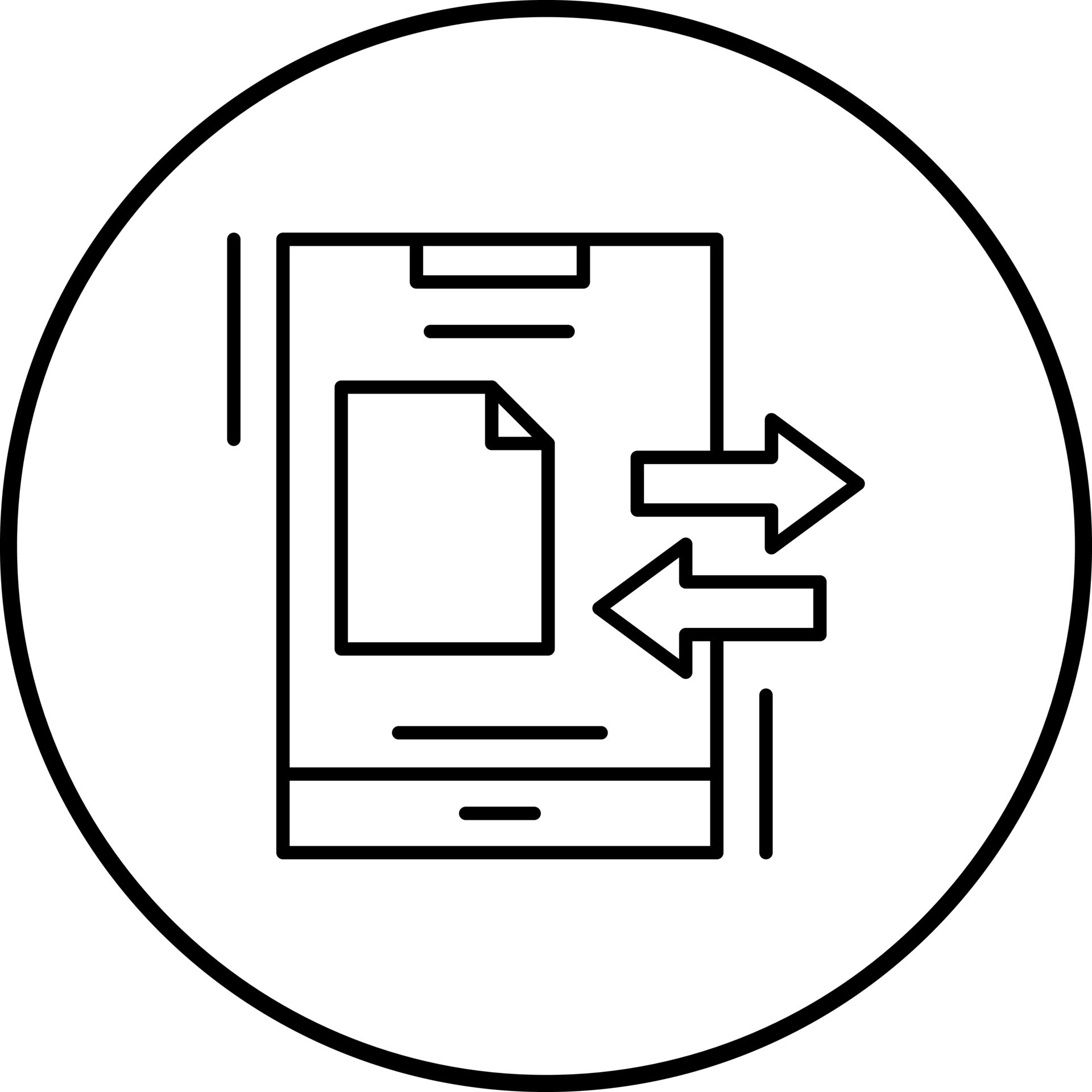 Data Transfer Vector Icon 20683708 Vector Art At Vecteezy