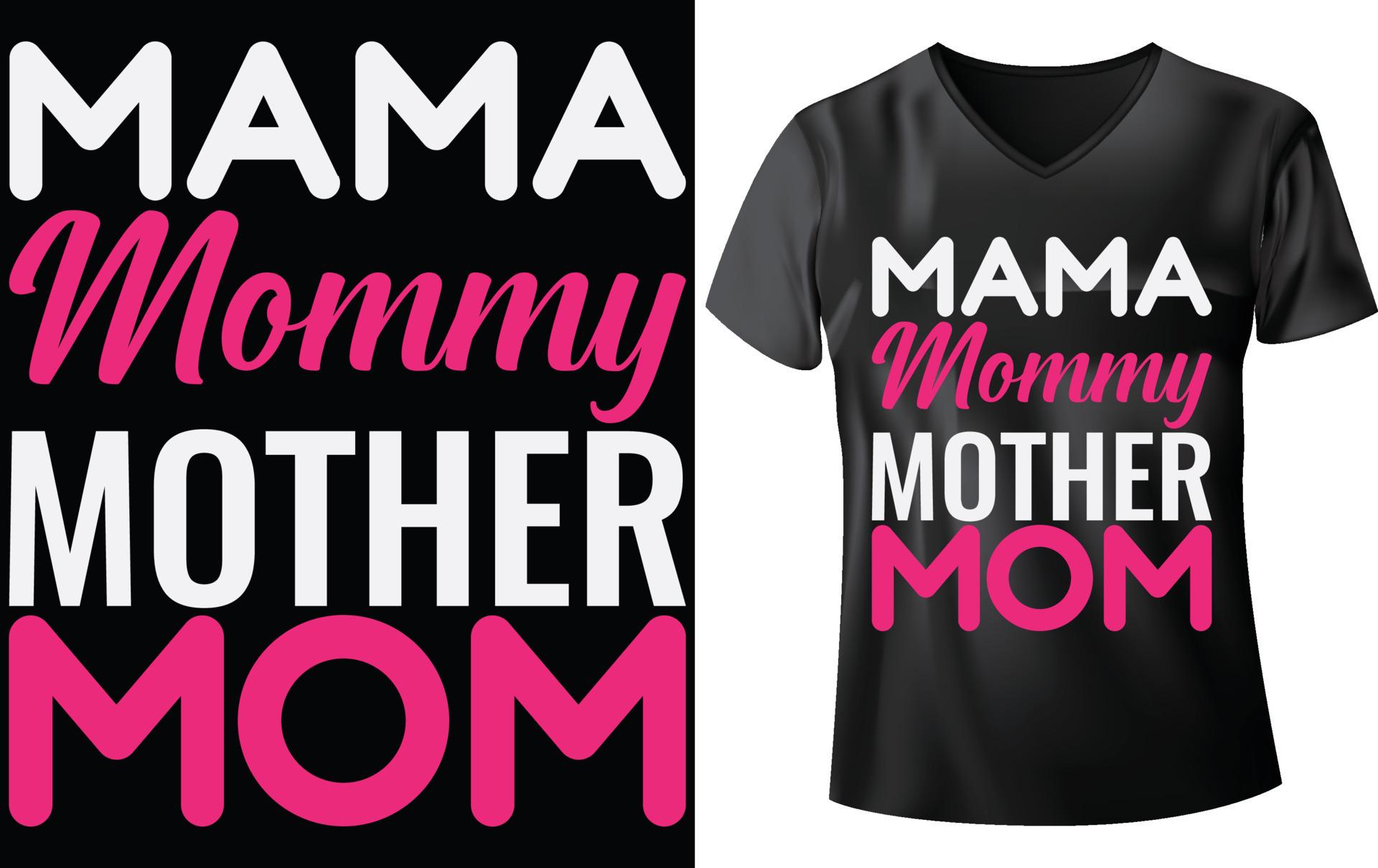 Mothers Day T Shirt Design 20684102 Vector Art At Vecteezy