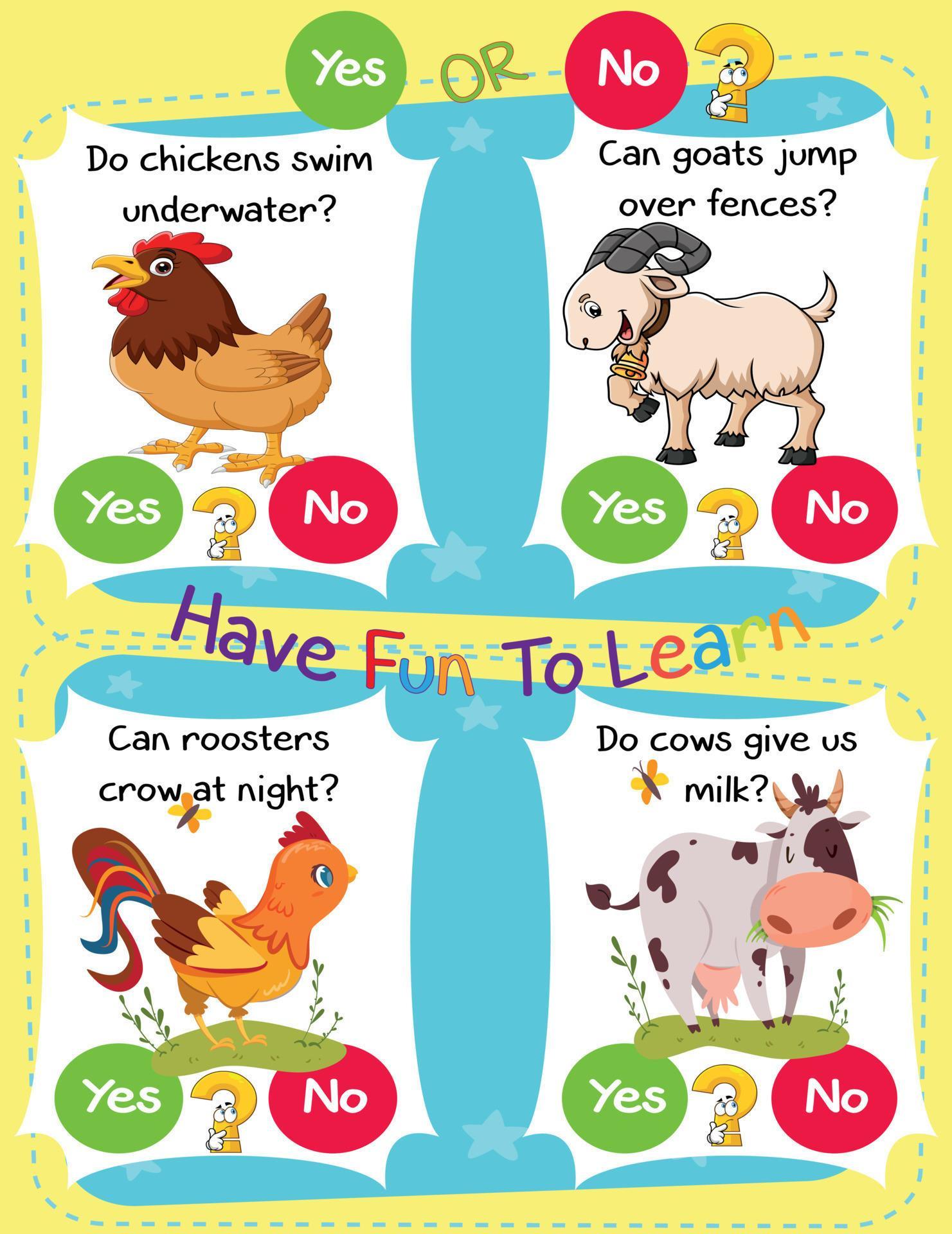 Worksheet for Logic Kids Task and Answer Questions It's a yes-or-no ...