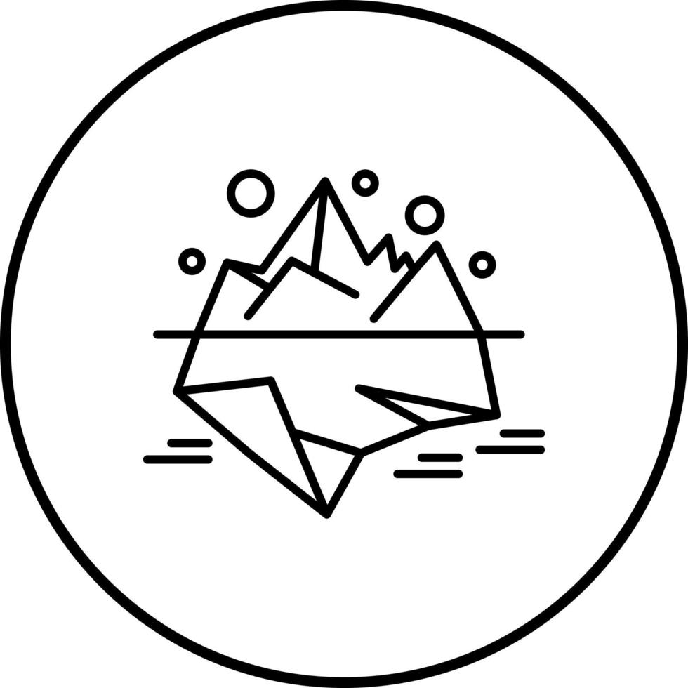 Iceberg Vector Icon 20684416 Vector Art at Vecteezy