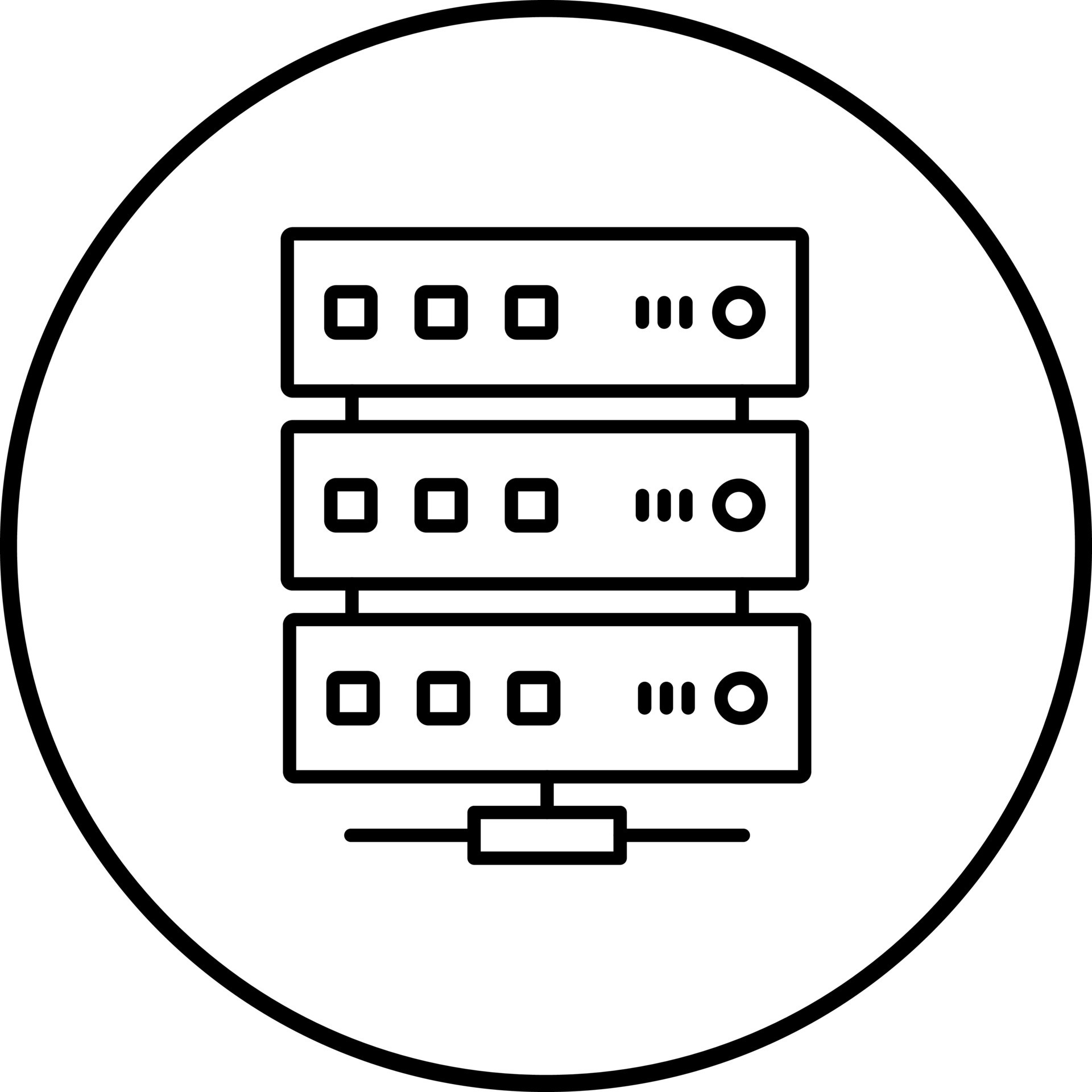 Server Vector Icon 20685181 Vector Art At Vecteezy