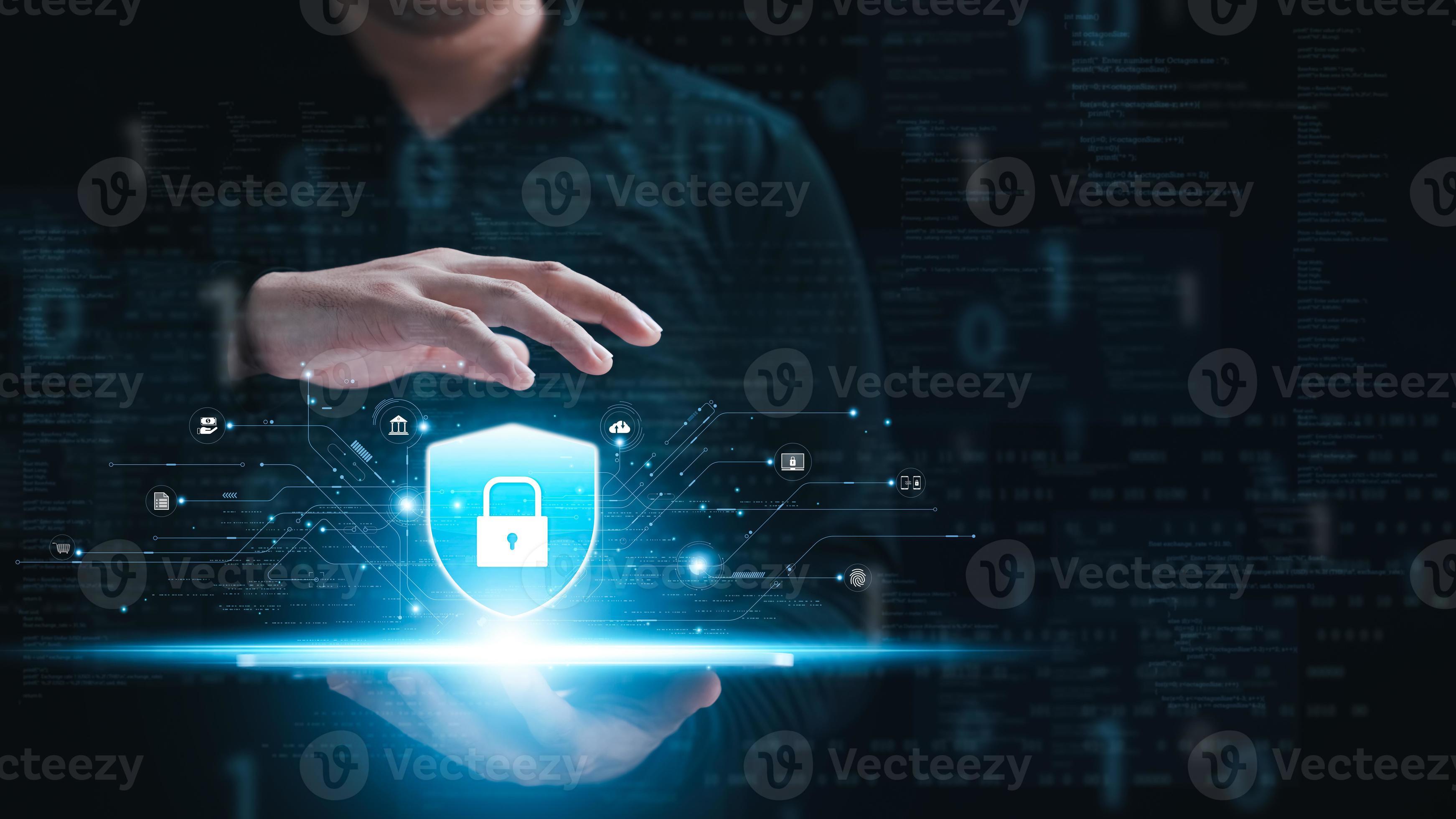 Cybersecurity Concept Personal Data Protection And Network Security