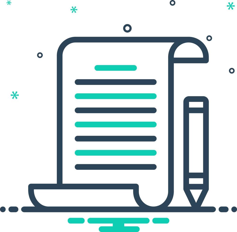 mix icon for assignment 20687904 Vector Art at Vecteezy