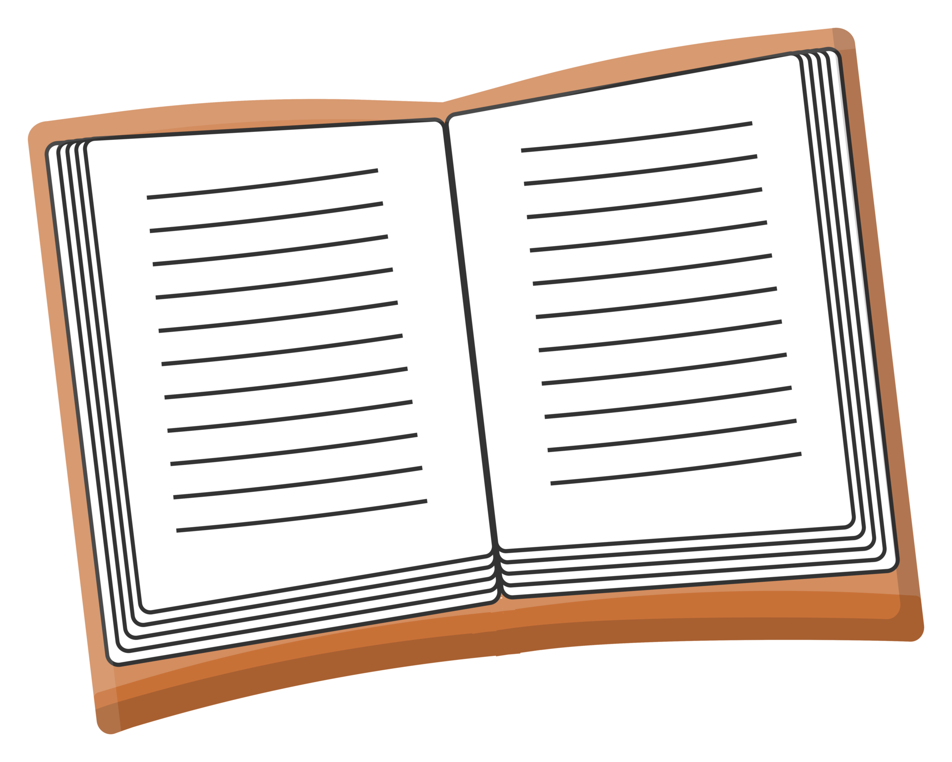 Isolated Open Book Sticker 20693373 Png