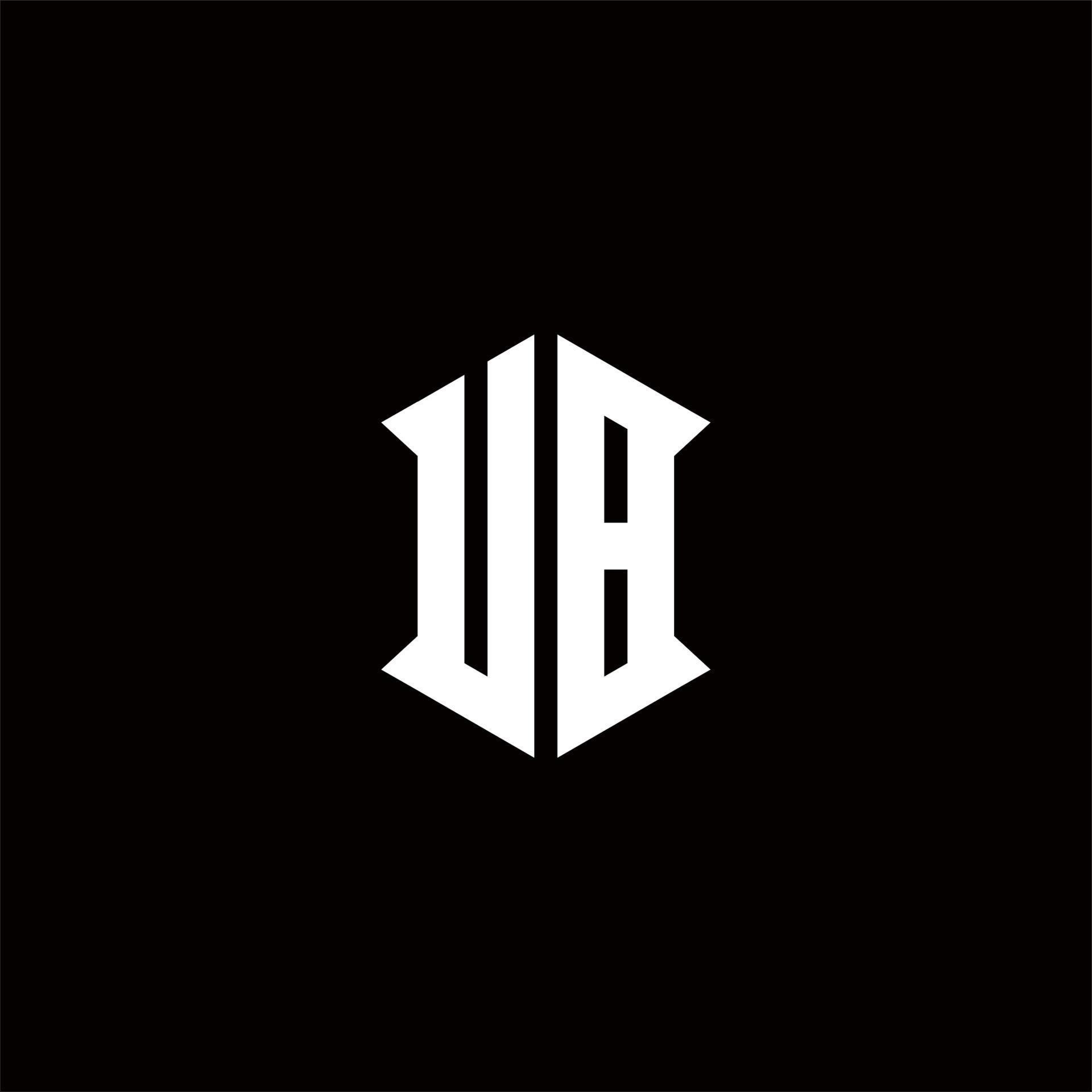 UB Logo monogram with shield shape designs template 20696747 Vector Art ... UB Logo monogram with shield shape designs template 20696747 Vector Art ...