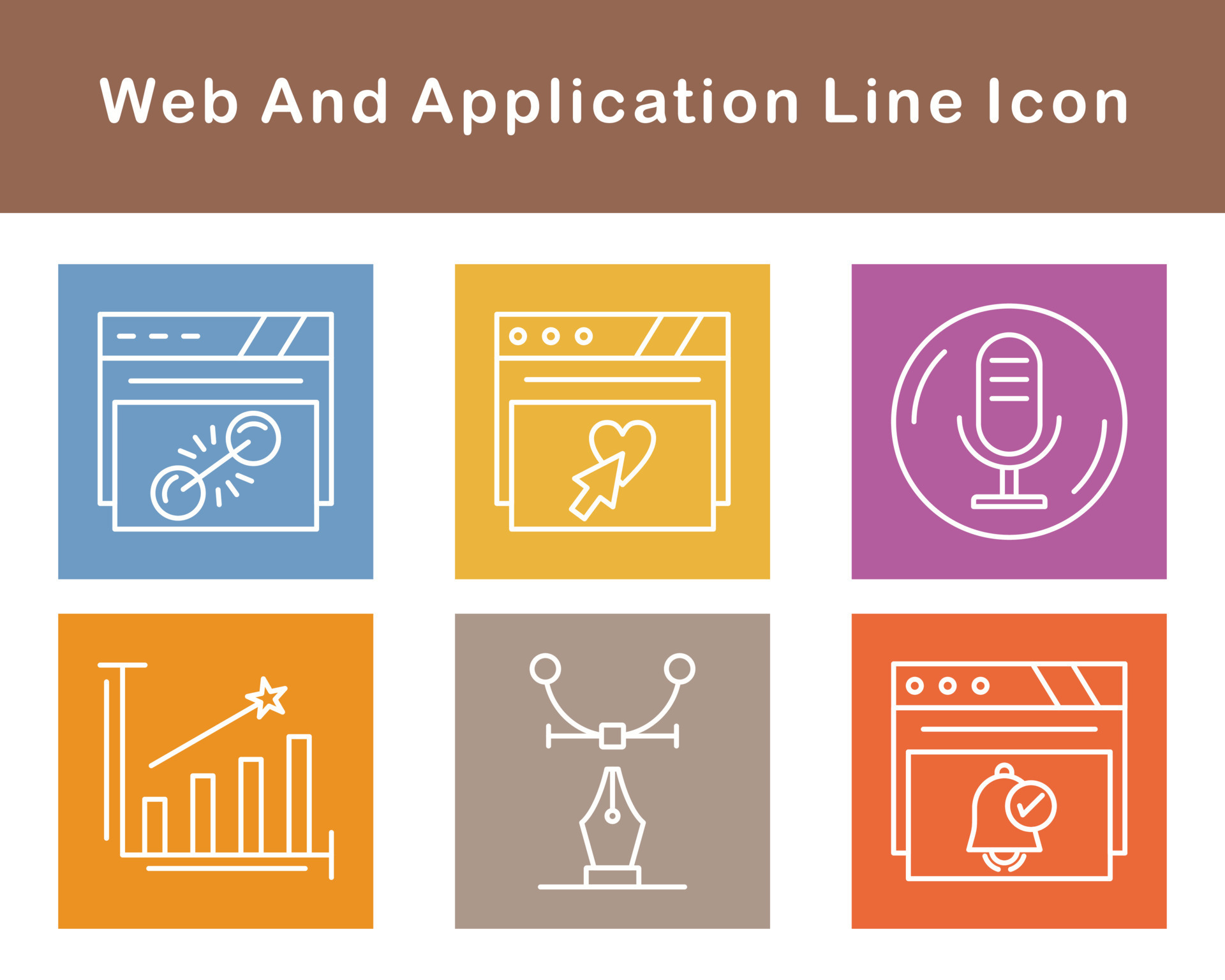 Web And Application Vector Icon Set 20699421 Vector Art at Vecteezy