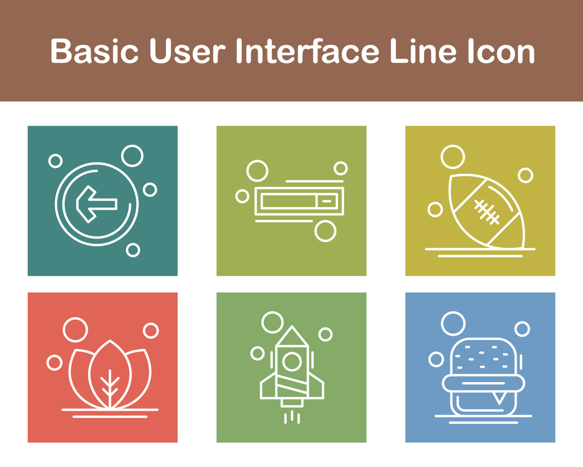Basic User Interface Vector Icon Set 20702067 Vector Art at Vecteezy