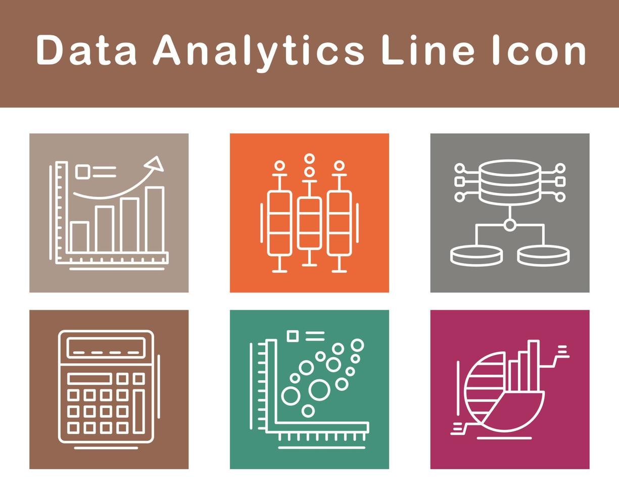 Data Analytics Vector Icon Set 20702076 Vector Art at Vecteezy