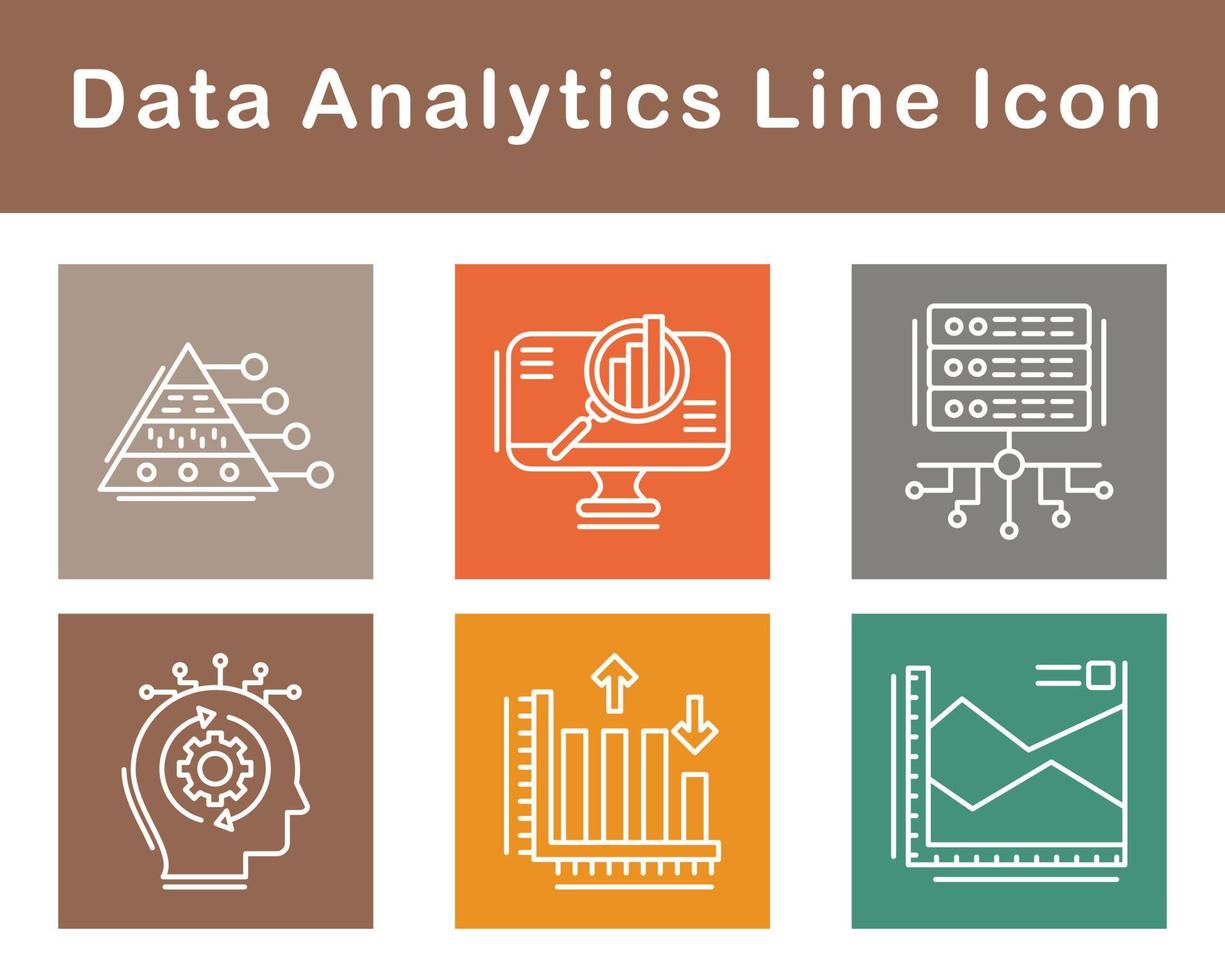 Data Analytics Vector Icon Set 20702079 Vector Art at Vecteezy