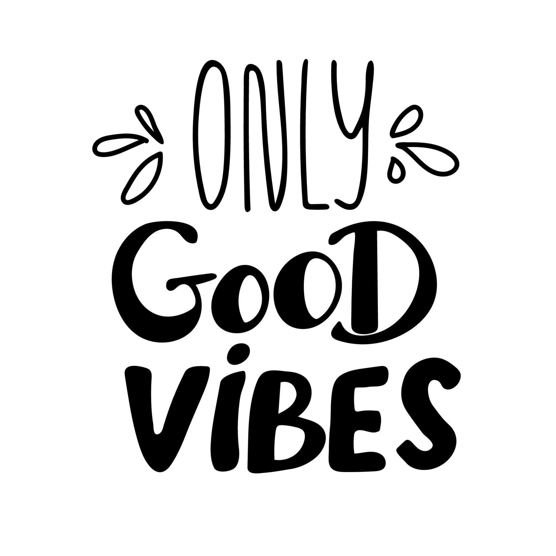 GOOD VIBES ONLY. VECTOR SLOGAN GRAPHIC DESIGNS 20704437 Vector Art at Vecteezy