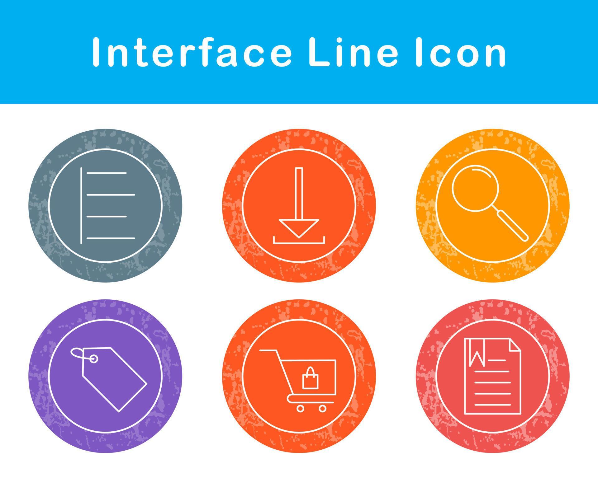Interface Vector Icon Set 20705256 Vector Art at Vecteezy