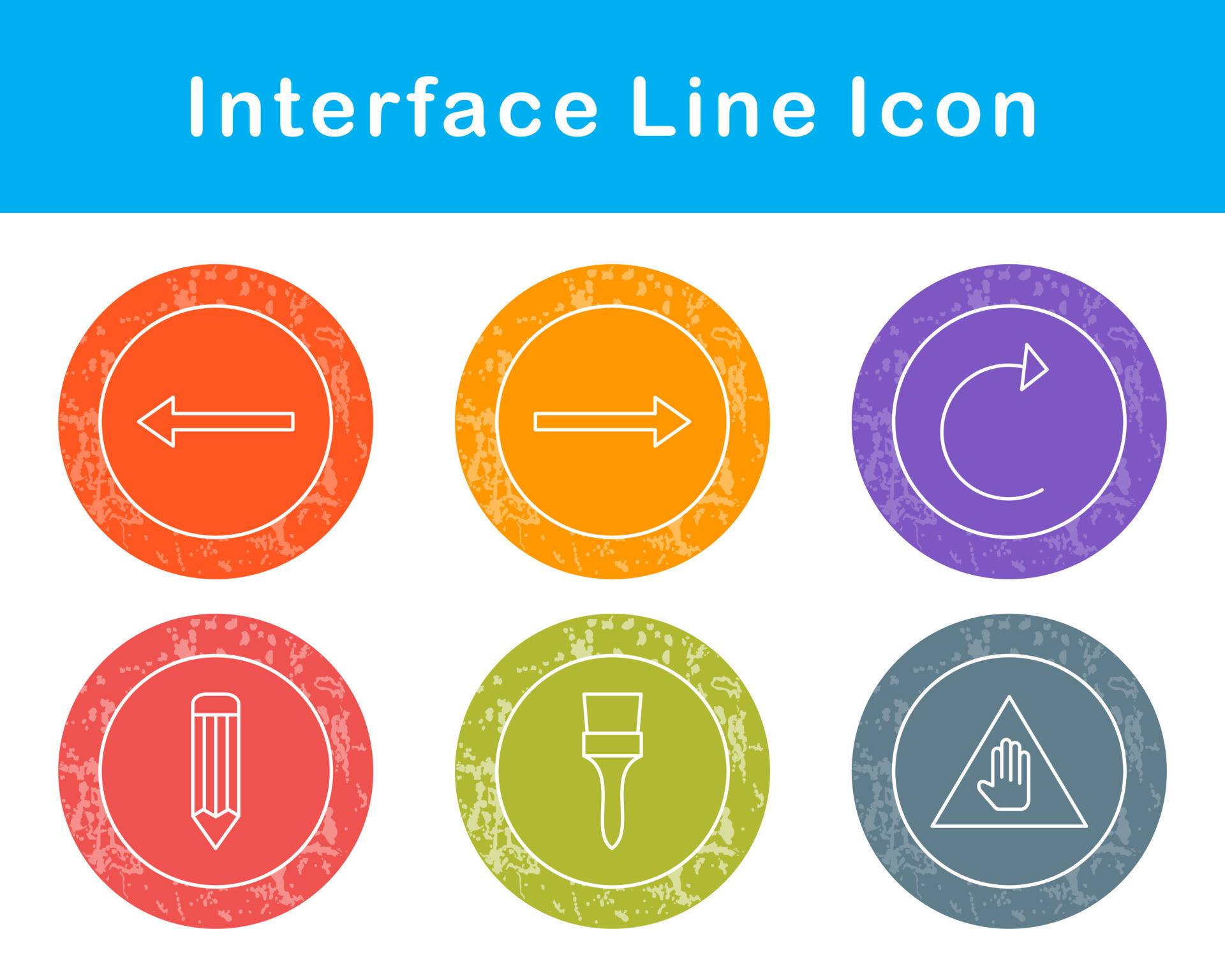 Interface Vector Icon Set 20705293 Vector Art at Vecteezy