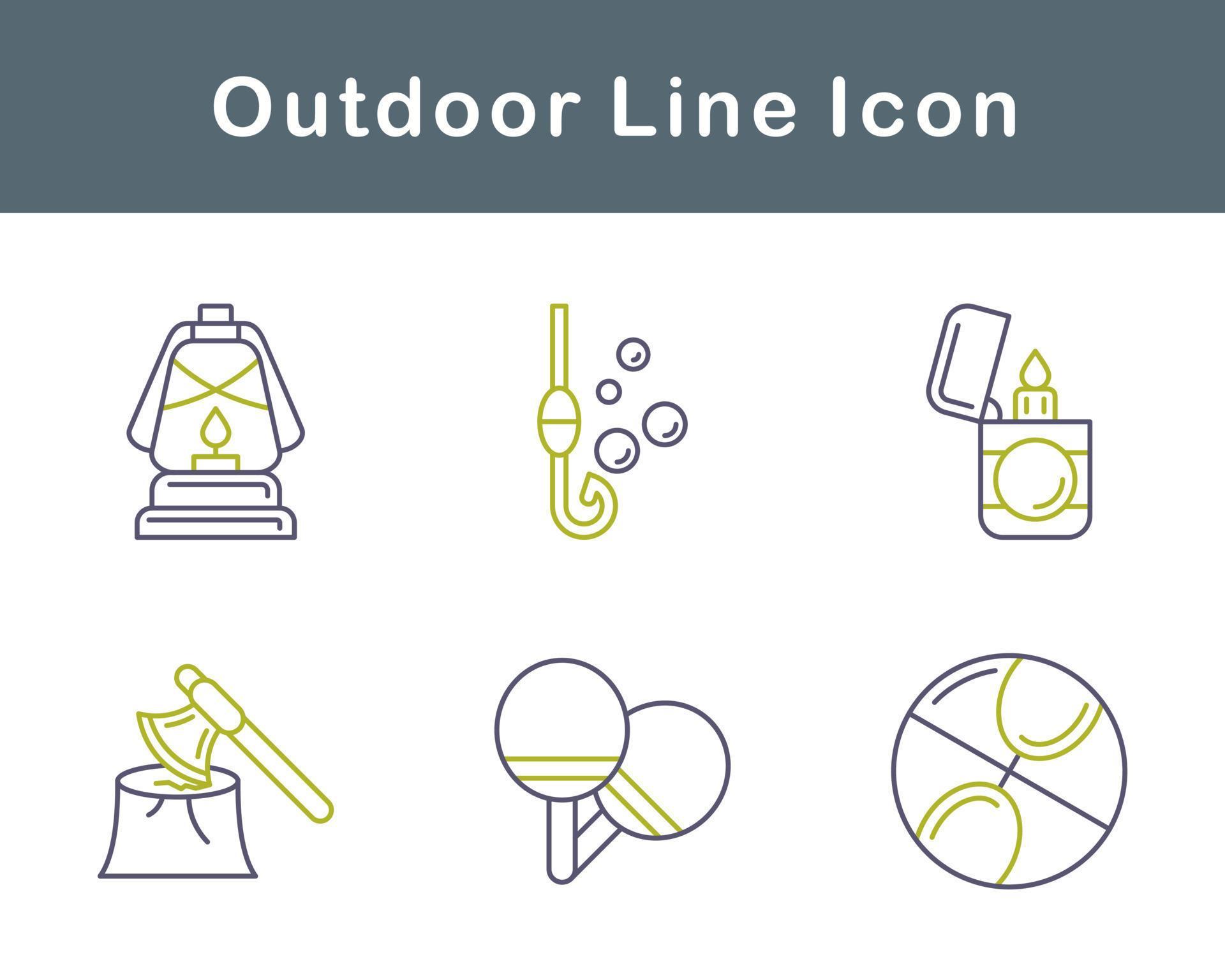Outdoor Vector Icon Set 20708236 Vector Art at Vecteezy
