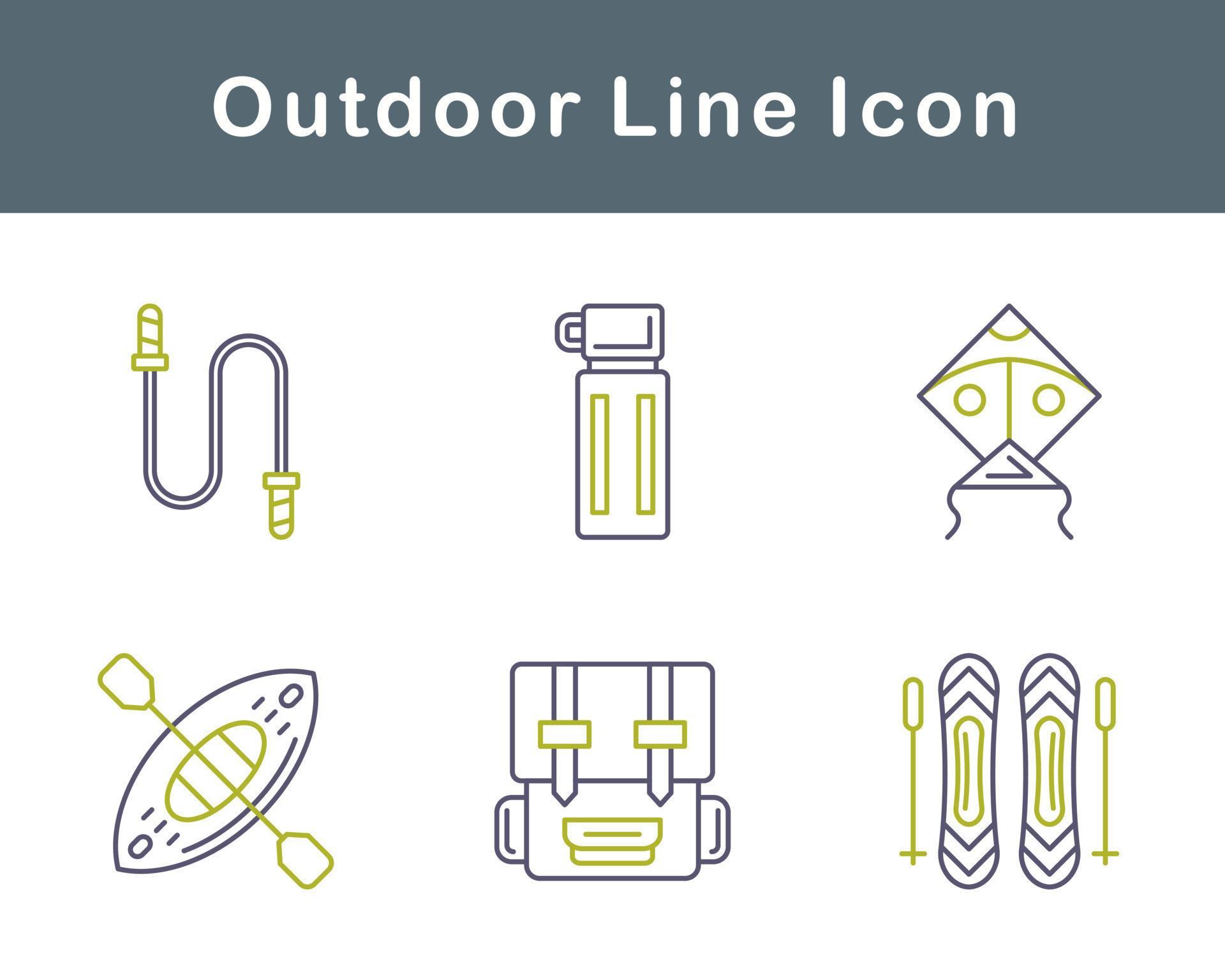 Outdoor Vector Icon Set 20708247 Vector Art at Vecteezy