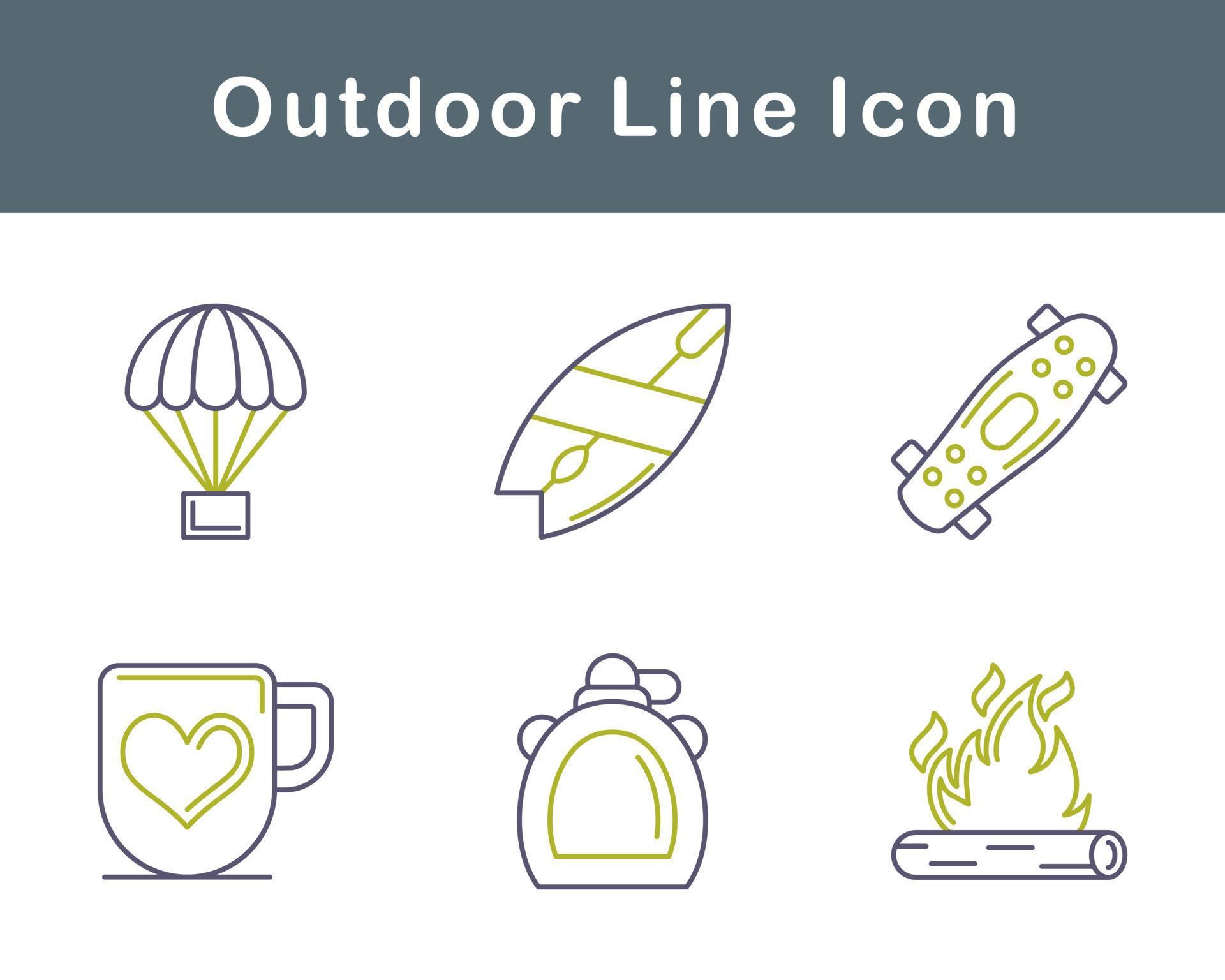 Outdoor Vector Icon Set 20708248 Vector Art at Vecteezy
