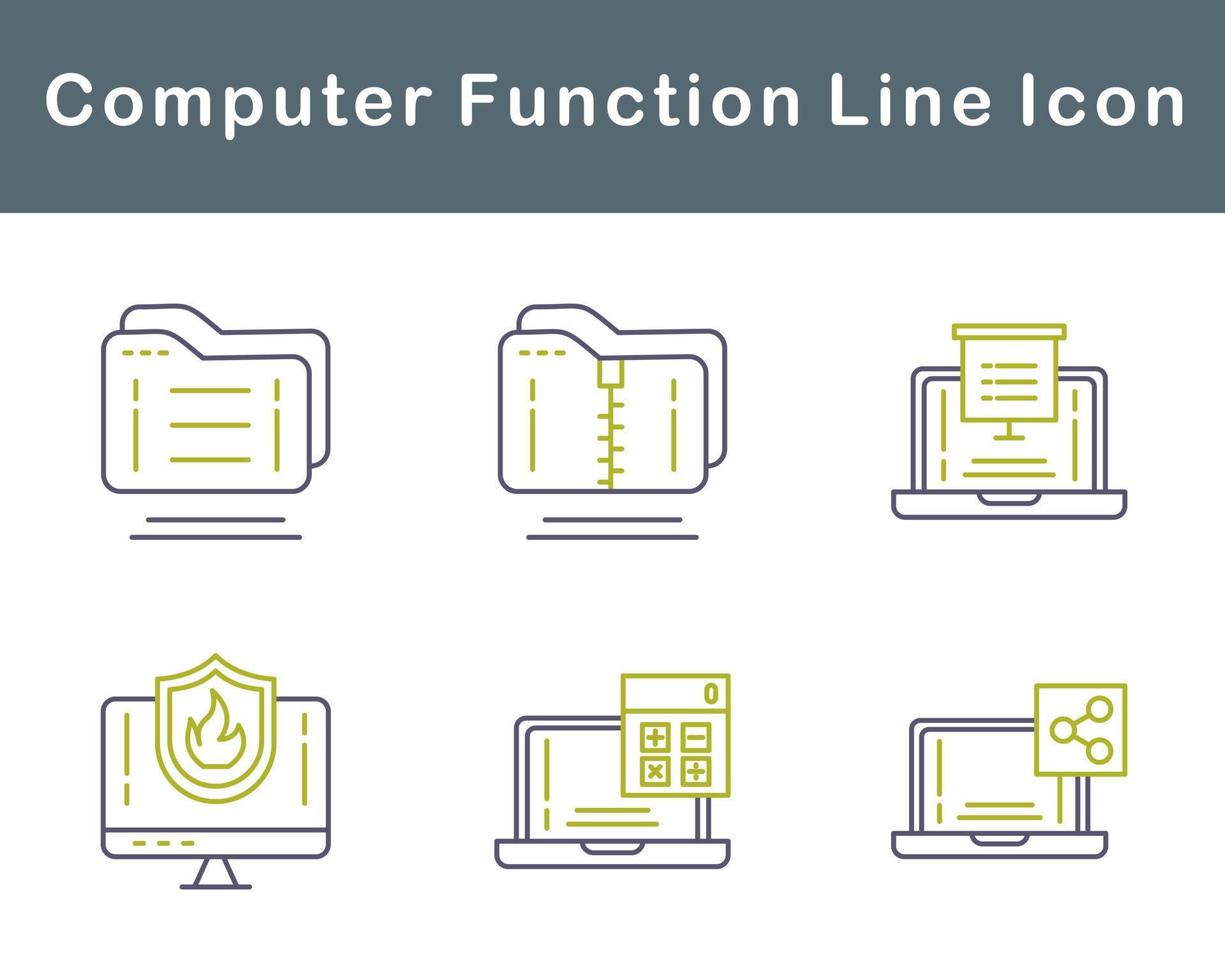 Computer Function Vector Icon Set 20708256 Vector Art at Vecteezy
