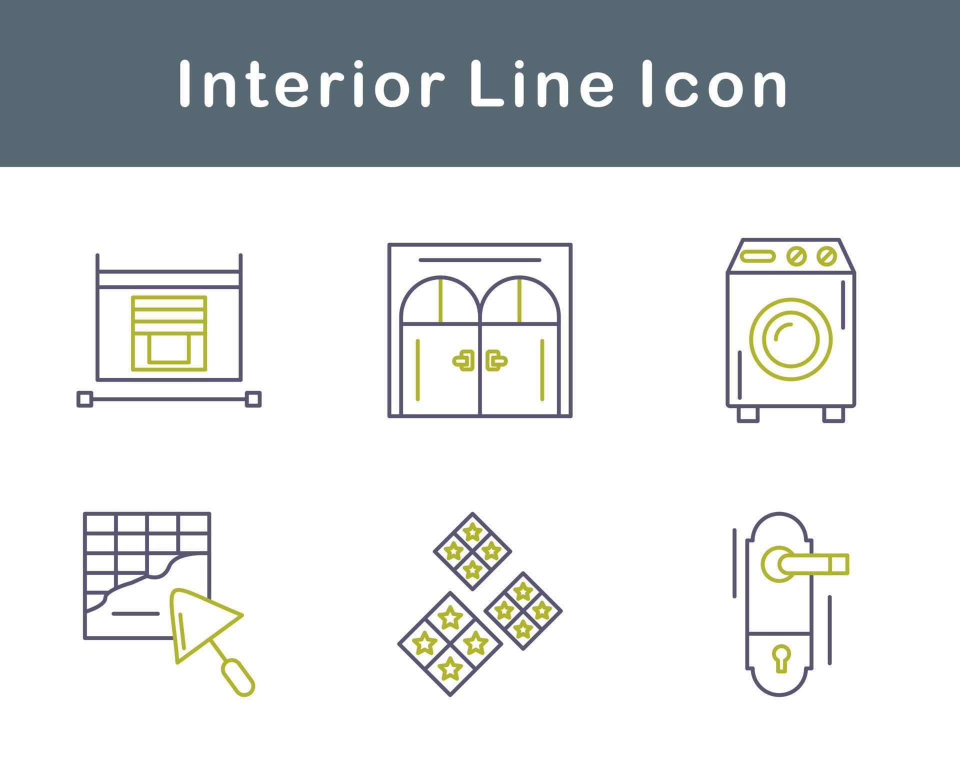 Interior Vector Icon Set 20708332 Vector Art at Vecteezy