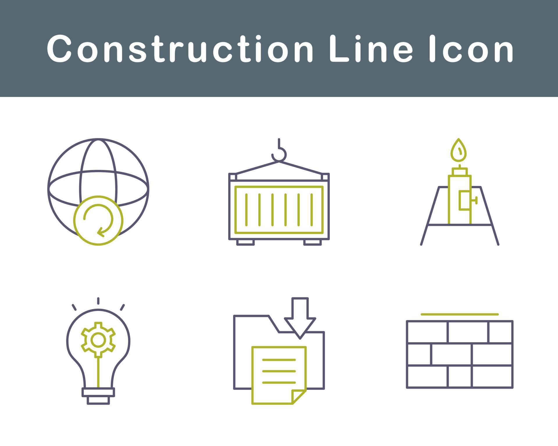 Construction Vector Icon Set 20708342 Vector Art at Vecteezy