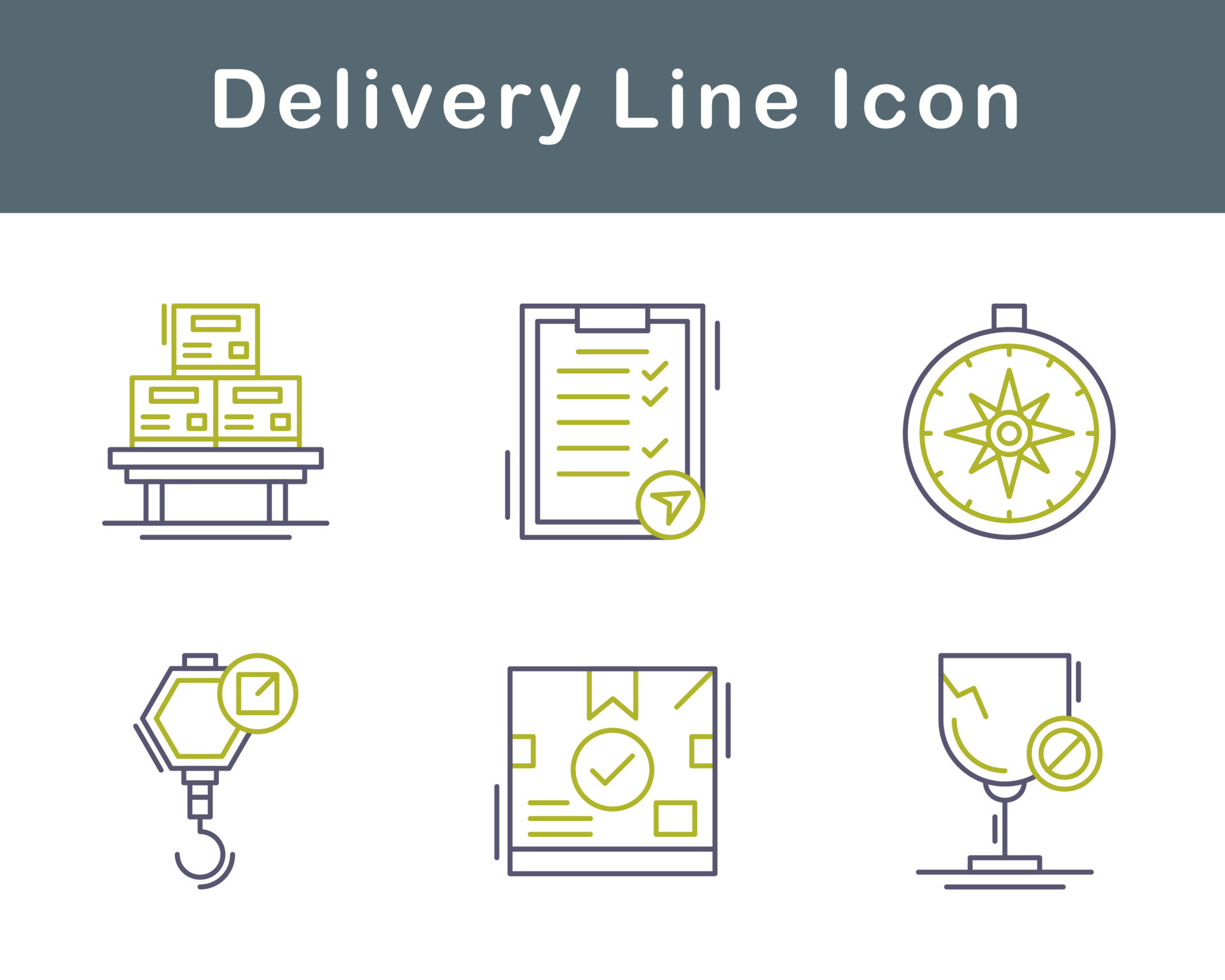 Delivery Vector Icon Set 20708378 Vector Art at Vecteezy