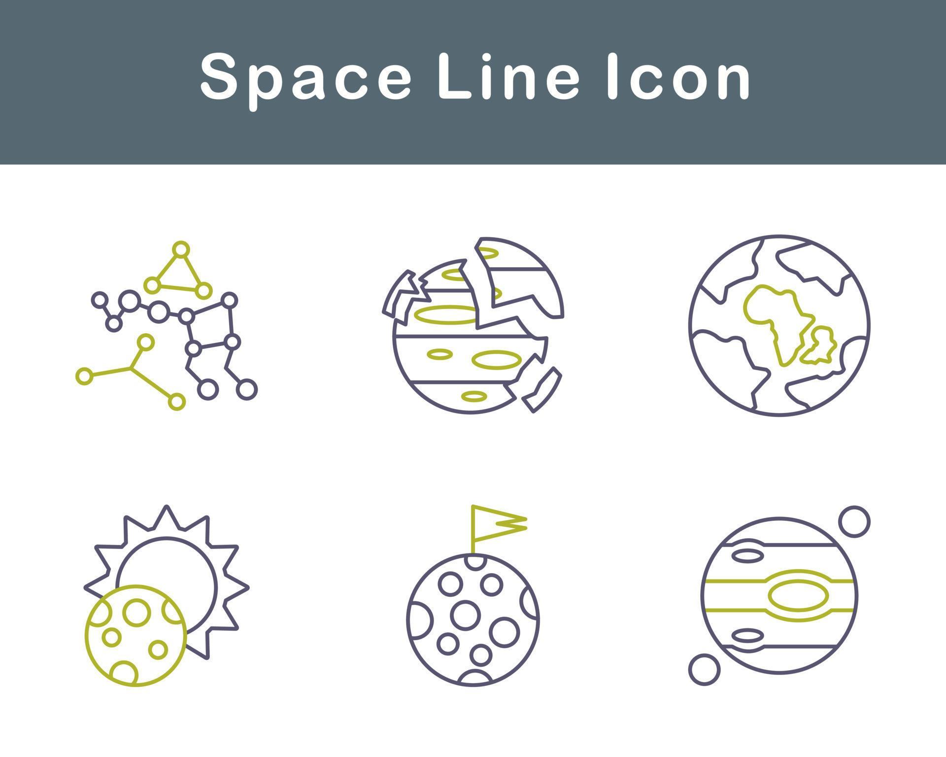 Space Vector Icon Set 20708388 Vector Art at Vecteezy