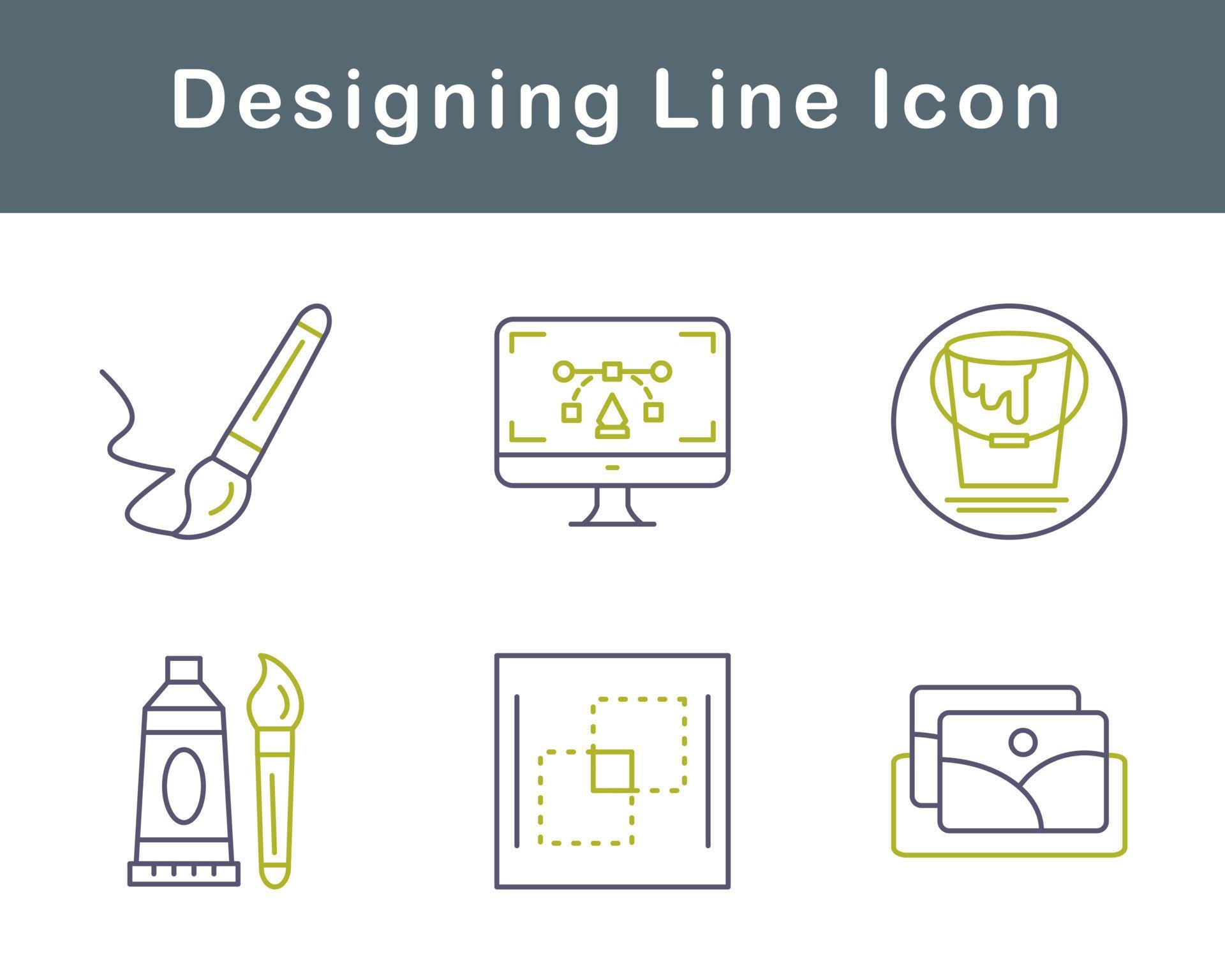 Designing Vector Icon Set 20708391 Vector Art at Vecteezy