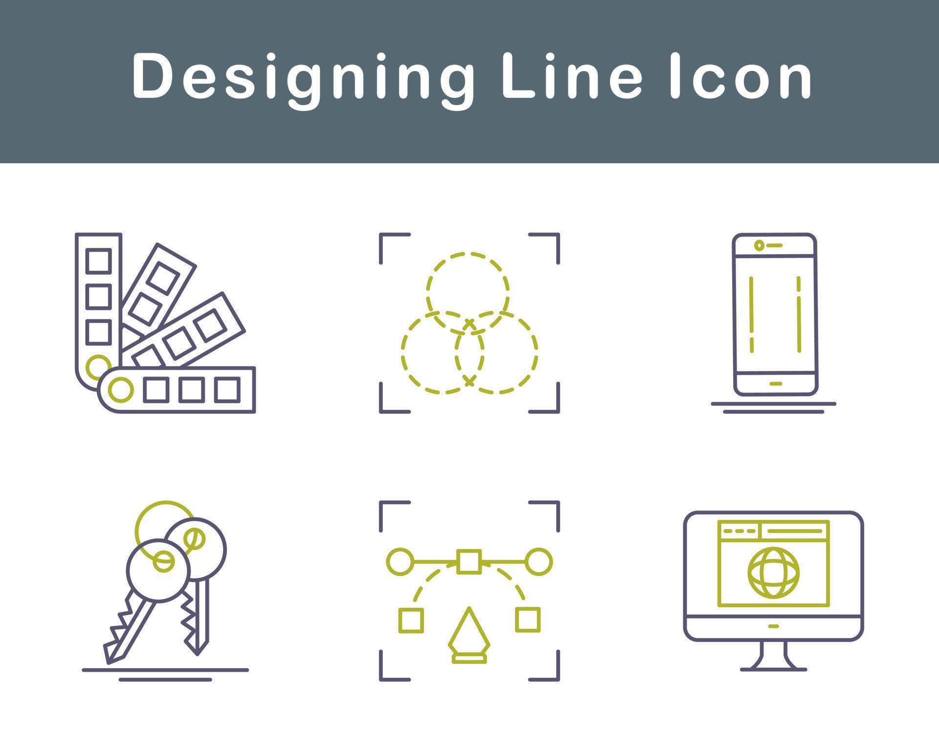 Designing Vector Icon Set 20708397 Vector Art at Vecteezy