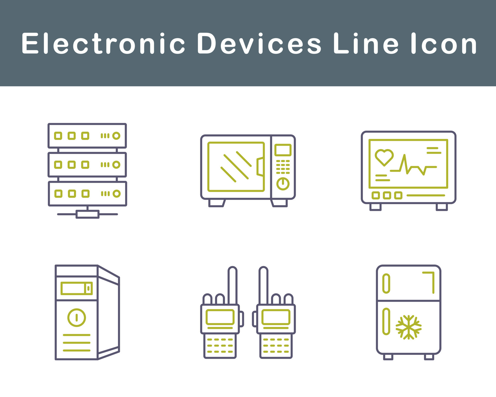 Electronic Devices Vector Icon Set 20708405 Vector Art at Vecteezy