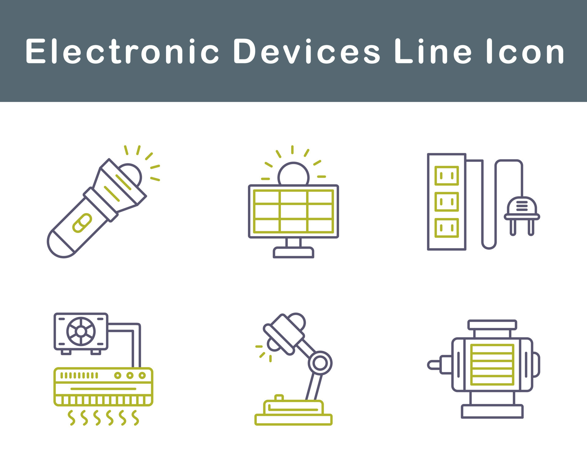 Electronic Devices Vector Icon Set 20708409 Vector Art at Vecteezy