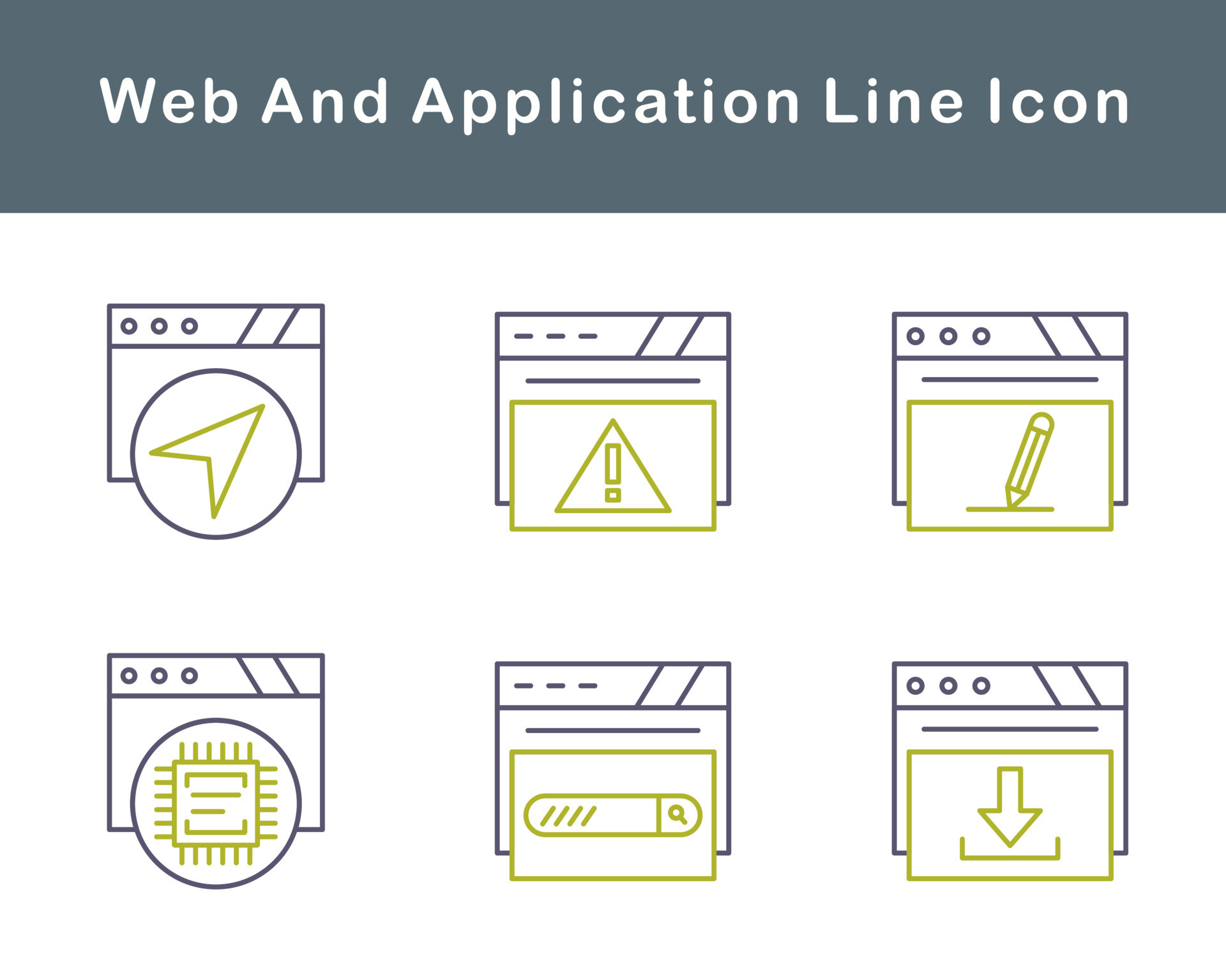Web And Application Vector Icon Set 20708539 Vector Art at Vecteezy