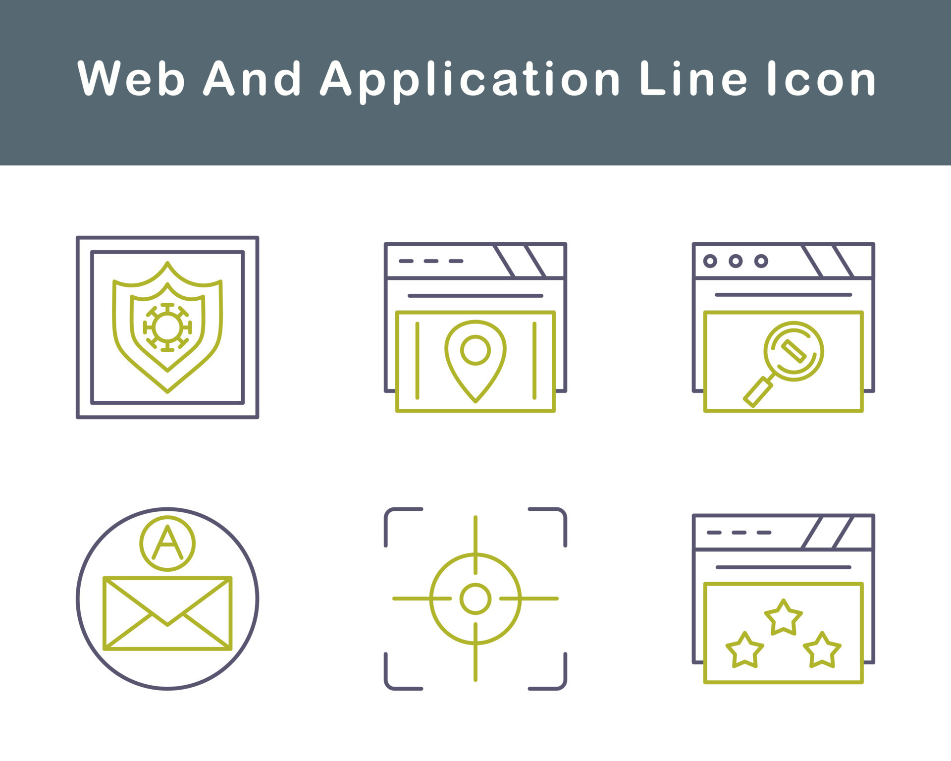 Web And Application Vector Icon Set 20708579 Vector Art at Vecteezy