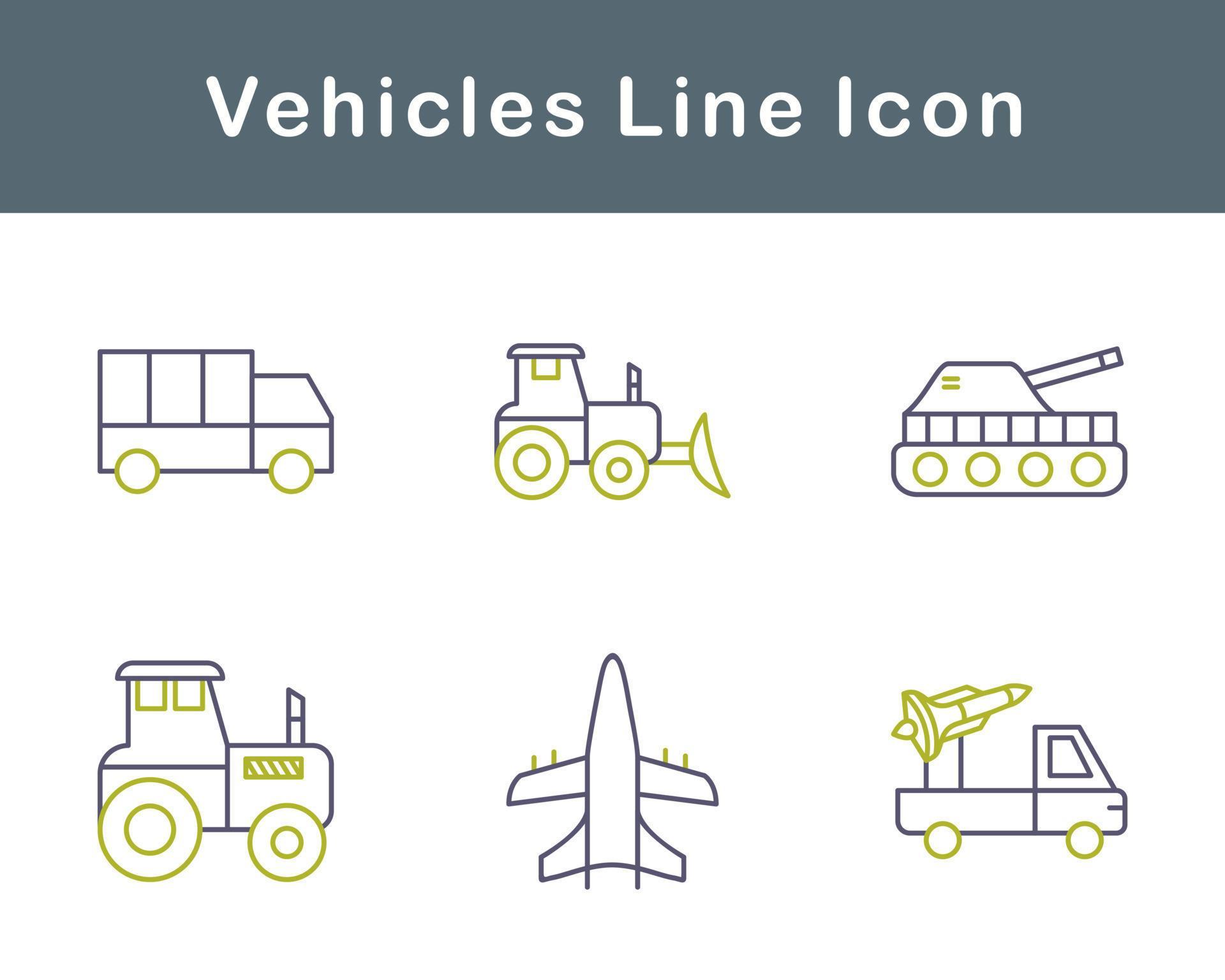 Vehicles Vector Icon Set 20708623 Vector Art at Vecteezy