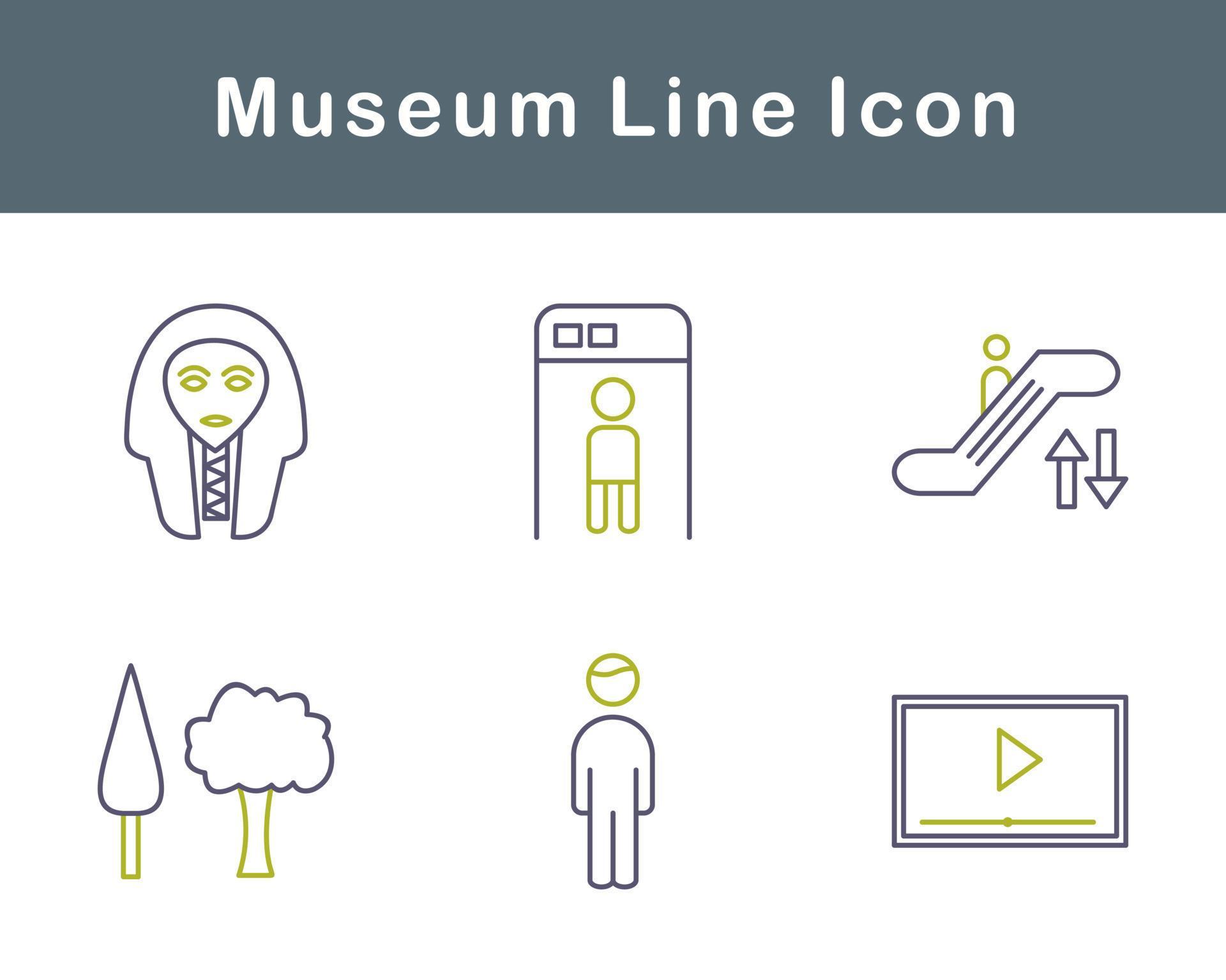 Museum Vector Icon Set 20708652 Vector Art at Vecteezy