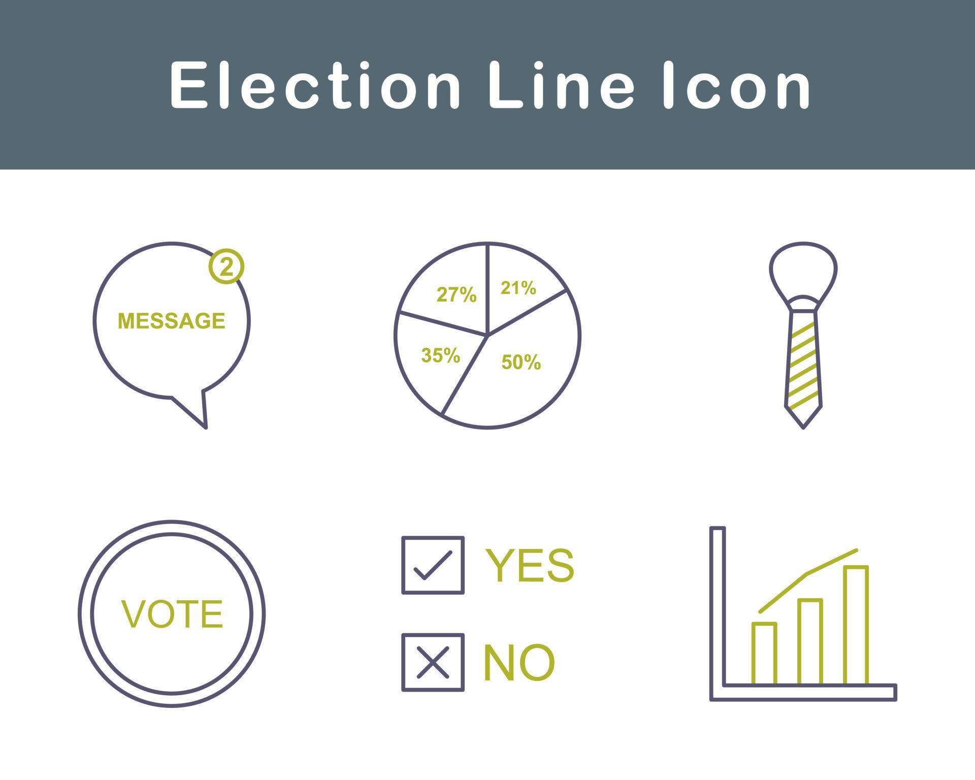Election Vector Icon Set 20708736 Vector Art at Vecteezy