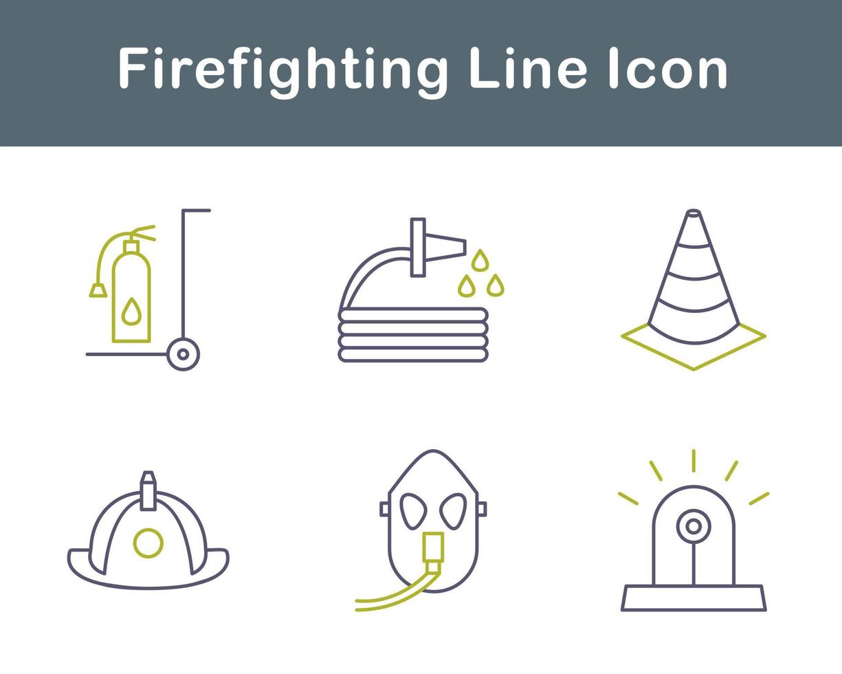 Firefighting Vector Icon Set 20708754 Vector Art at Vecteezy