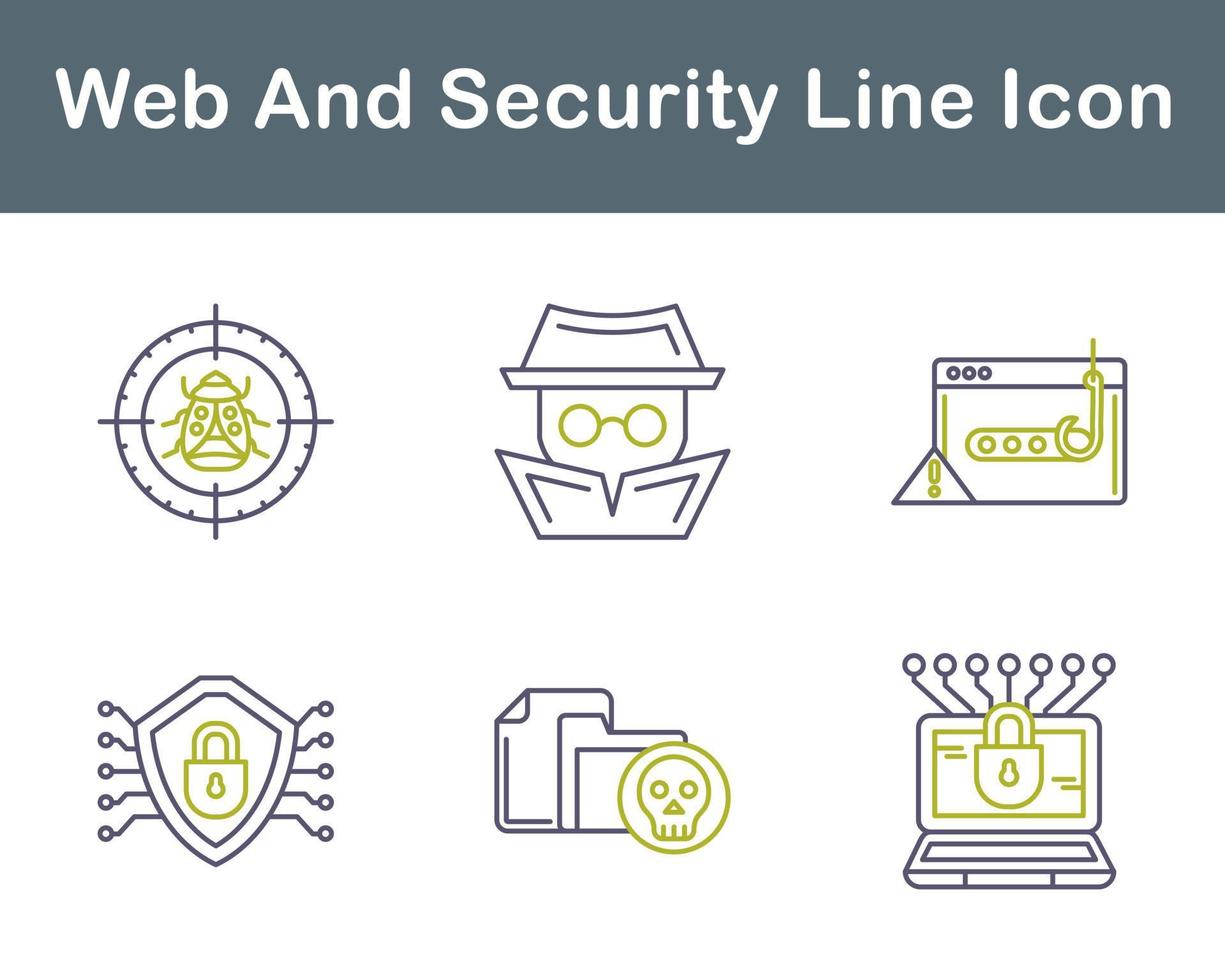 Web And Security Vector Icon Set 20708780 Vector Art at Vecteezy