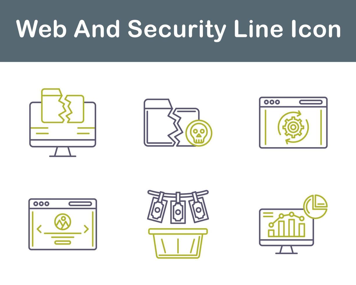 Web And Security Vector Icon Set 20708828 Vector Art at Vecteezy