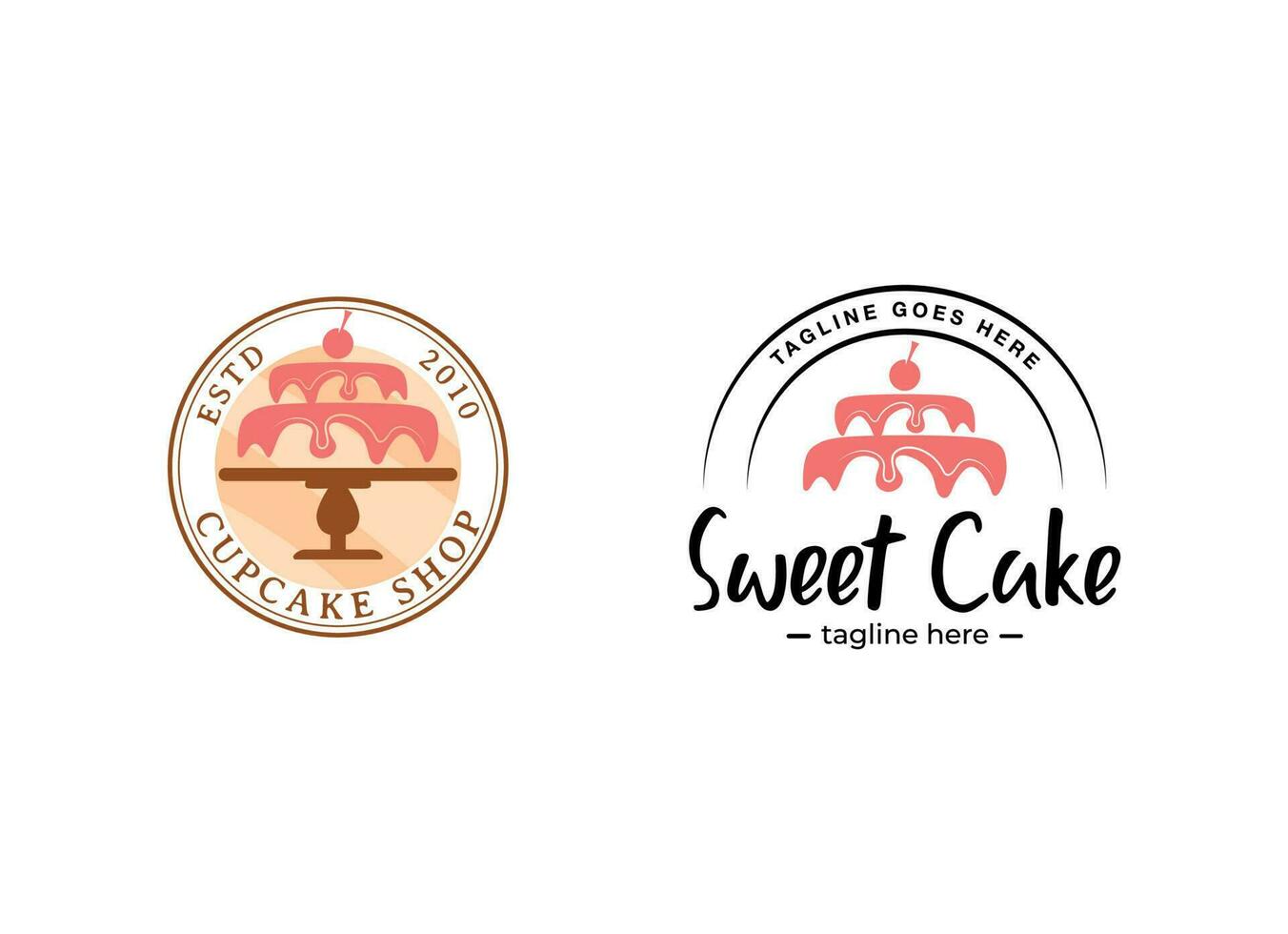 Sweet Cake Logo Cupcake Logo Icon 20709262 Vector Art At Vecteezy