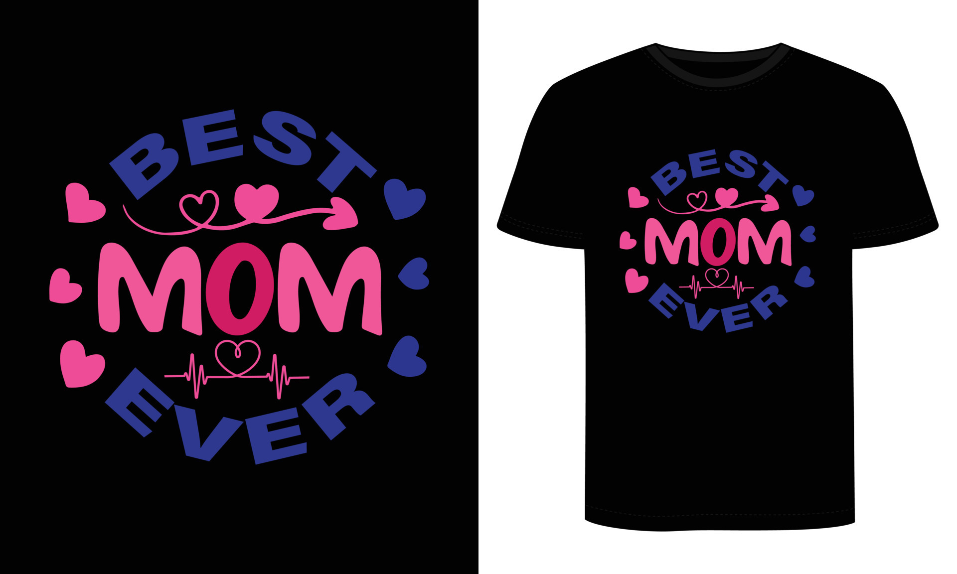 Mom Day t-shirt design. Happy mothers day t-shirt design vector 20710044 Vector Art at Vecteezy