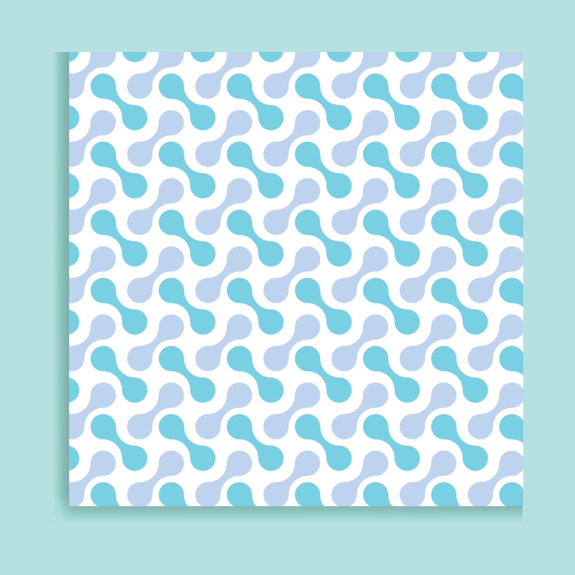 Vector Seamless Pattern Modern Stylish Texture Repeated Retro