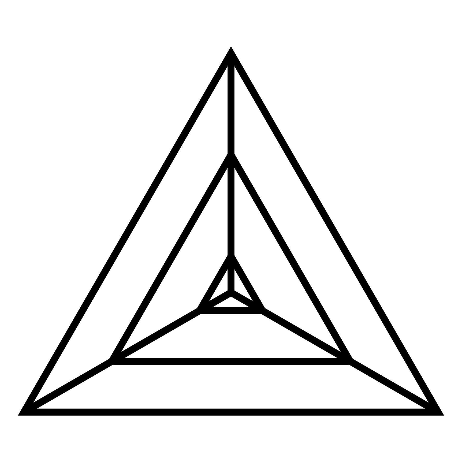 Triangular chart diagram spider 3S blank triangle radar chart template ...