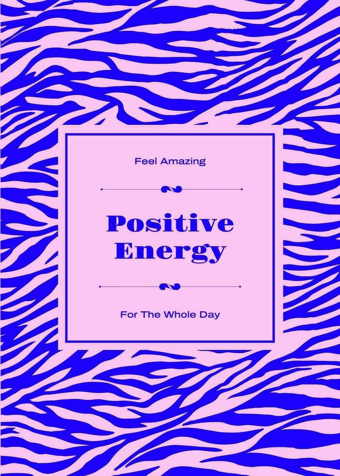 Positive Energy Greeting Card 20715515 Template