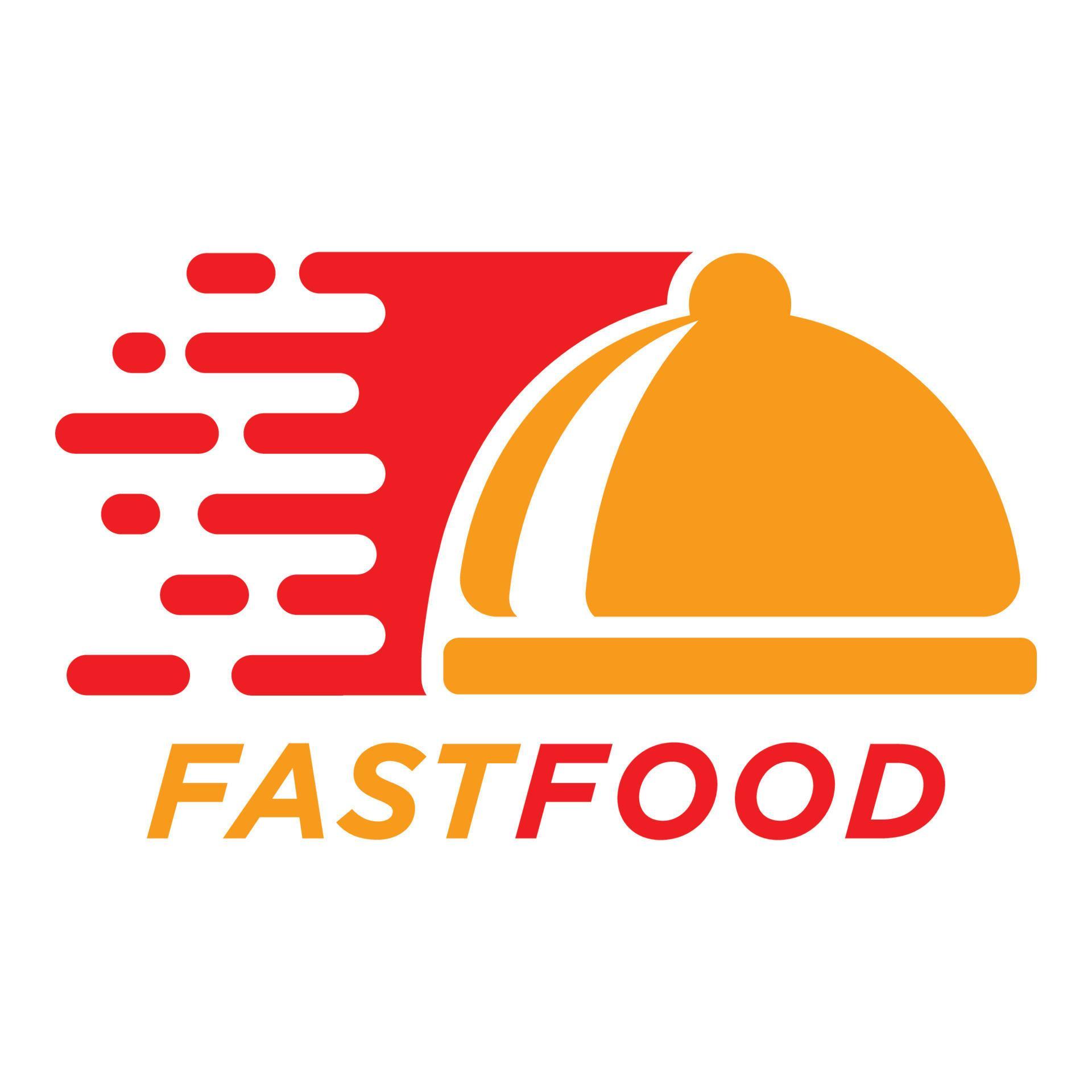 Fast delivery food logo vector 20715722 Vector Art at Vecteezy