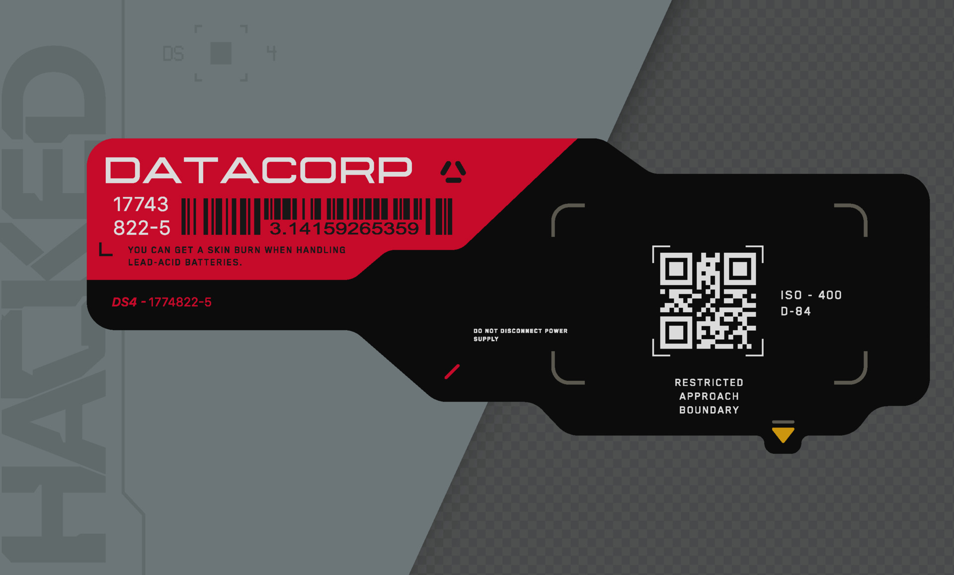 Cyberpunk Decal Vector Sticker Label In Futuristic Style Sci Fi Signs Inscriptions And