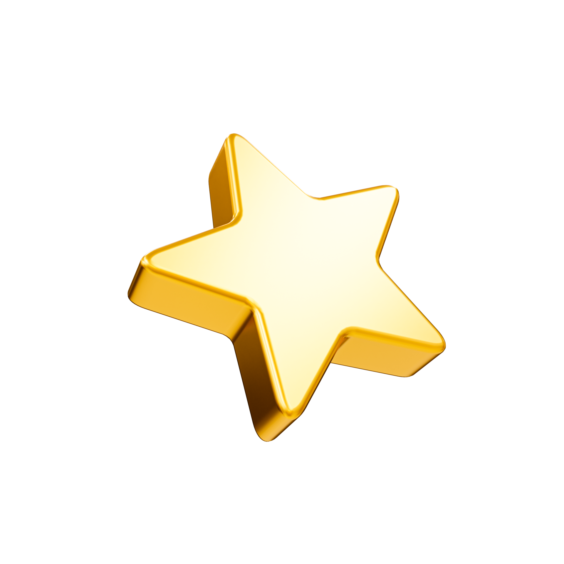 3d Star Png