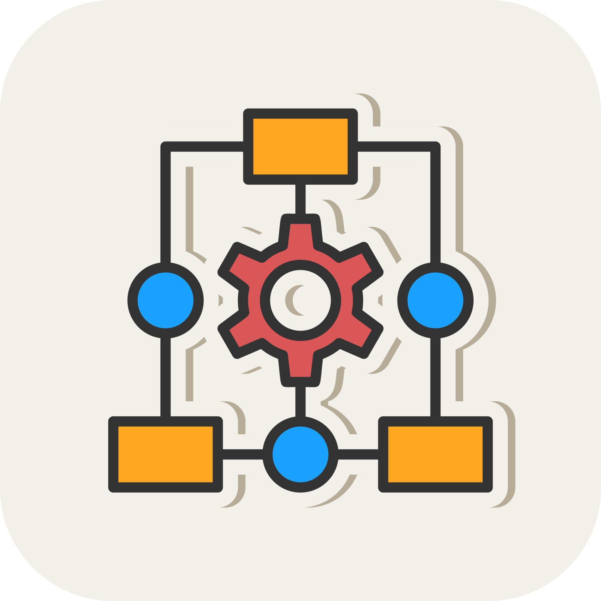 Workflow Process Vector Icon Design 20720363 Vector Art At Vecteezy