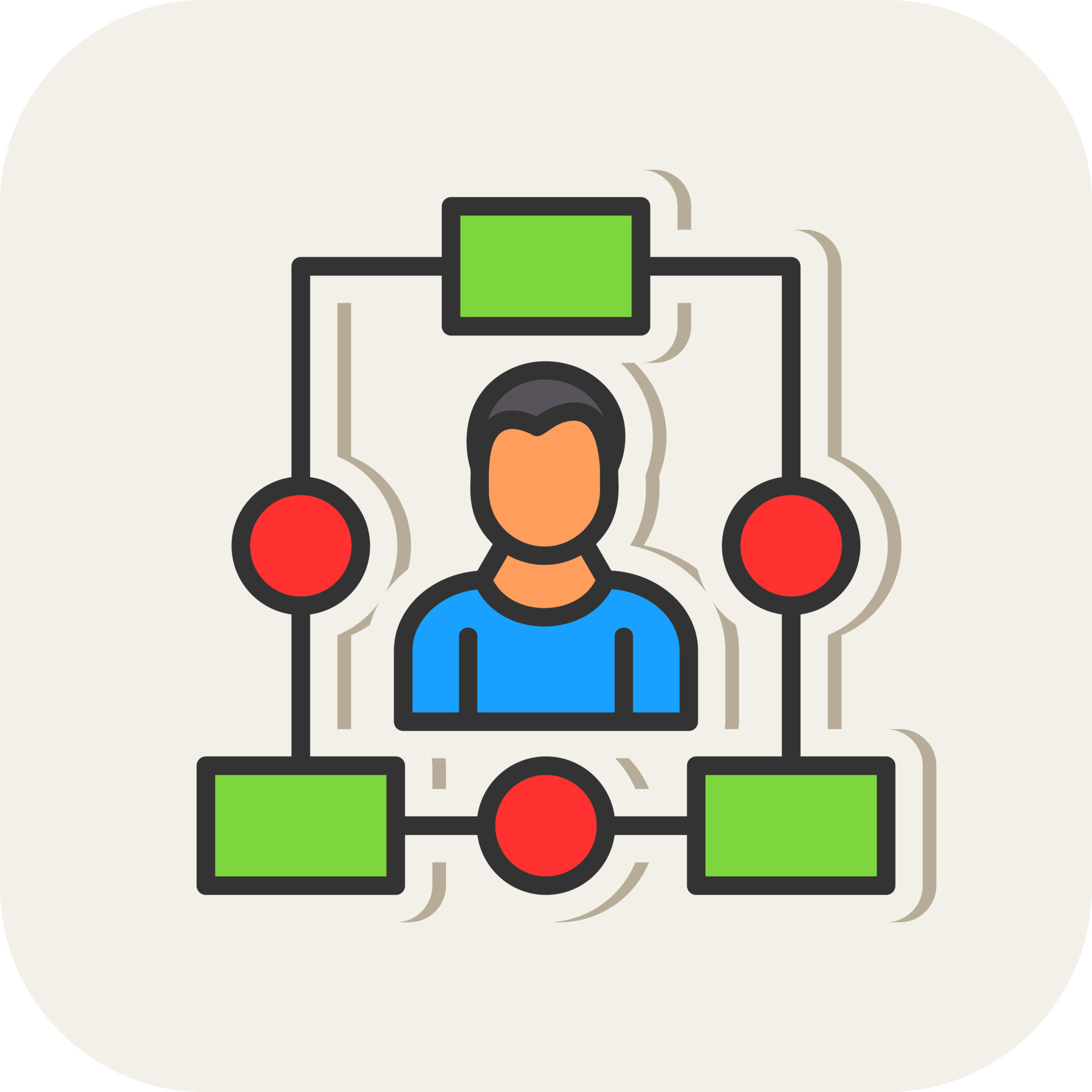 Workflow Vector Icon Design 20720388 Vector Art at Vecteezy