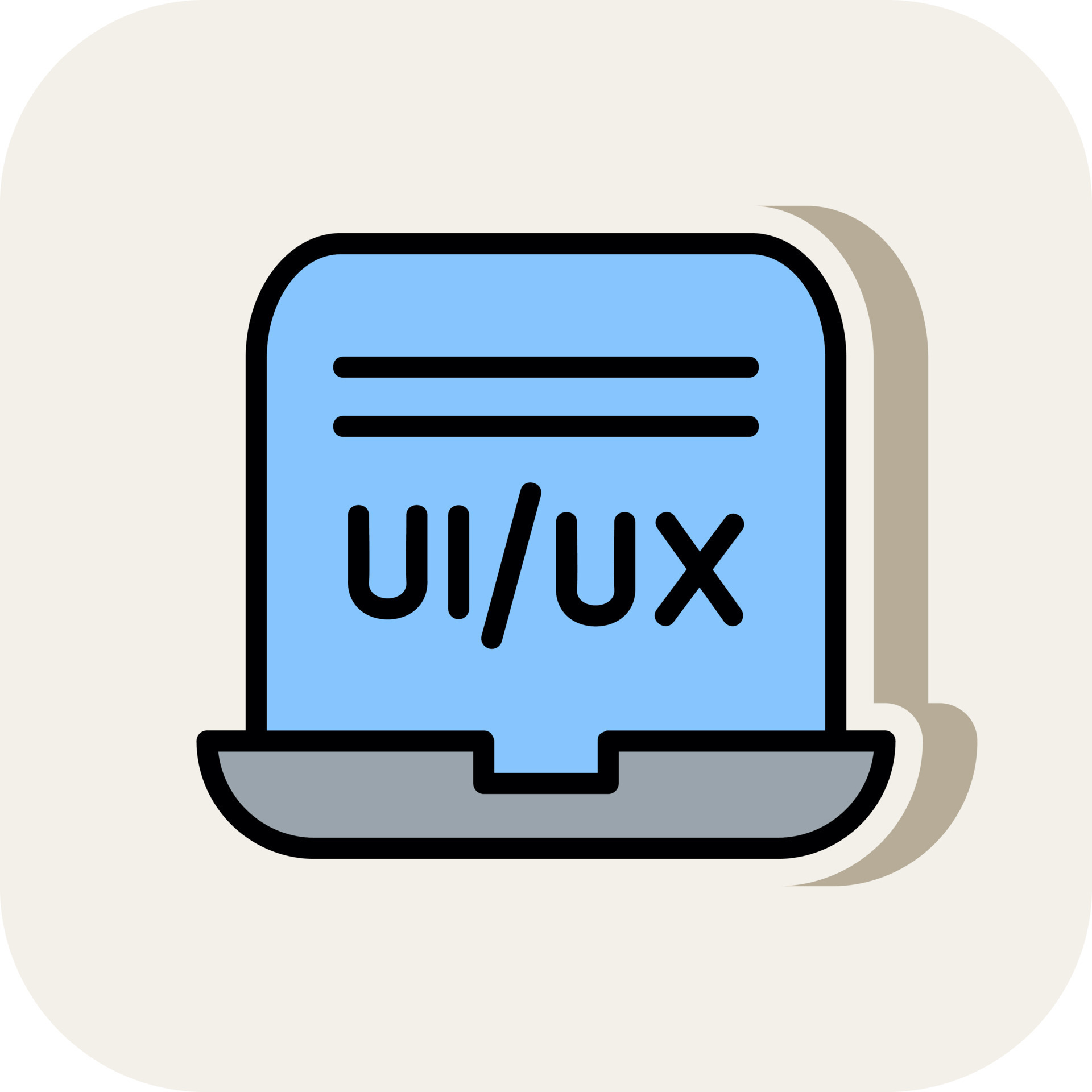 Ui Ux Designer Vector Icon Design 20720653 Vector Art at Vecteezy